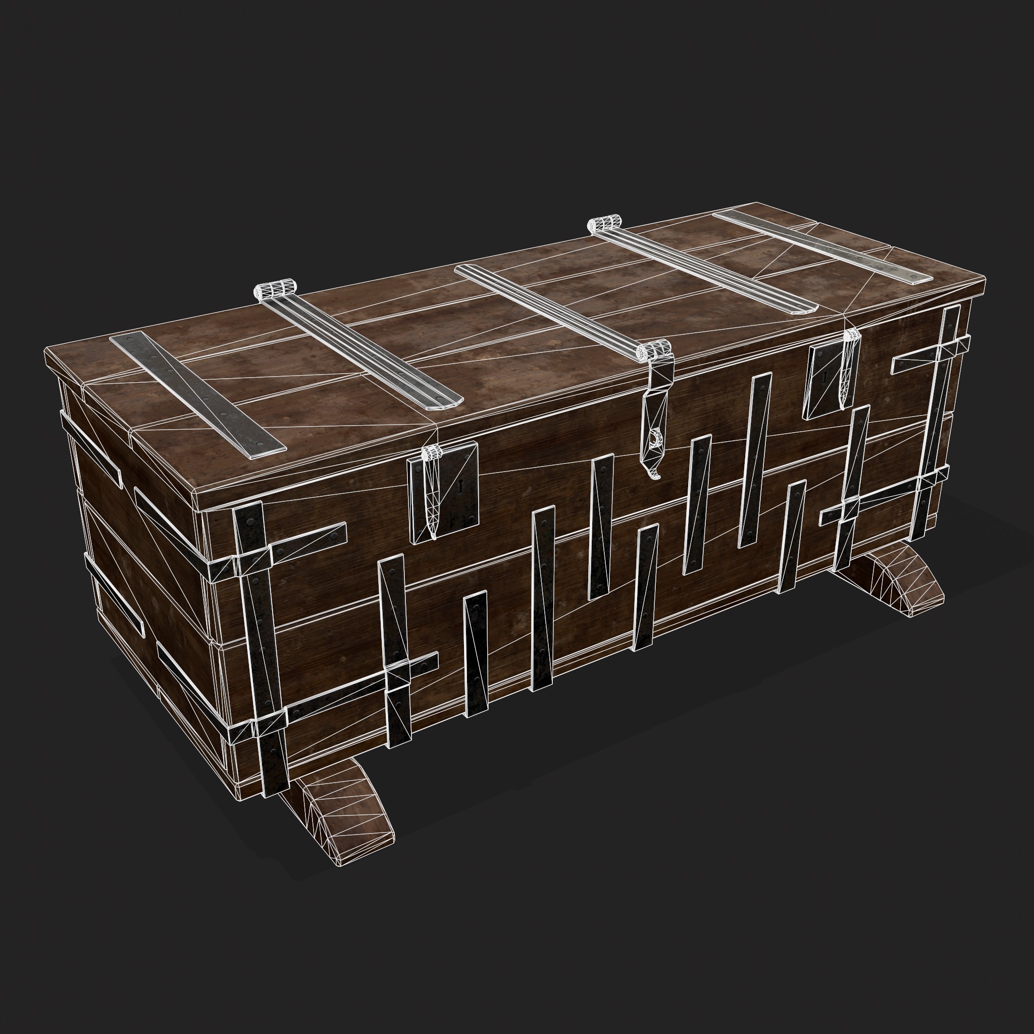 Iron Bound Chest - 3D Model by Get Dead Entertainment