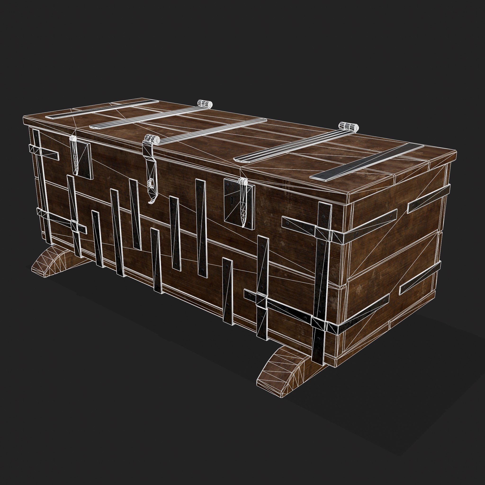 Iron Bound Chest - 3D Model by Get Dead Entertainment