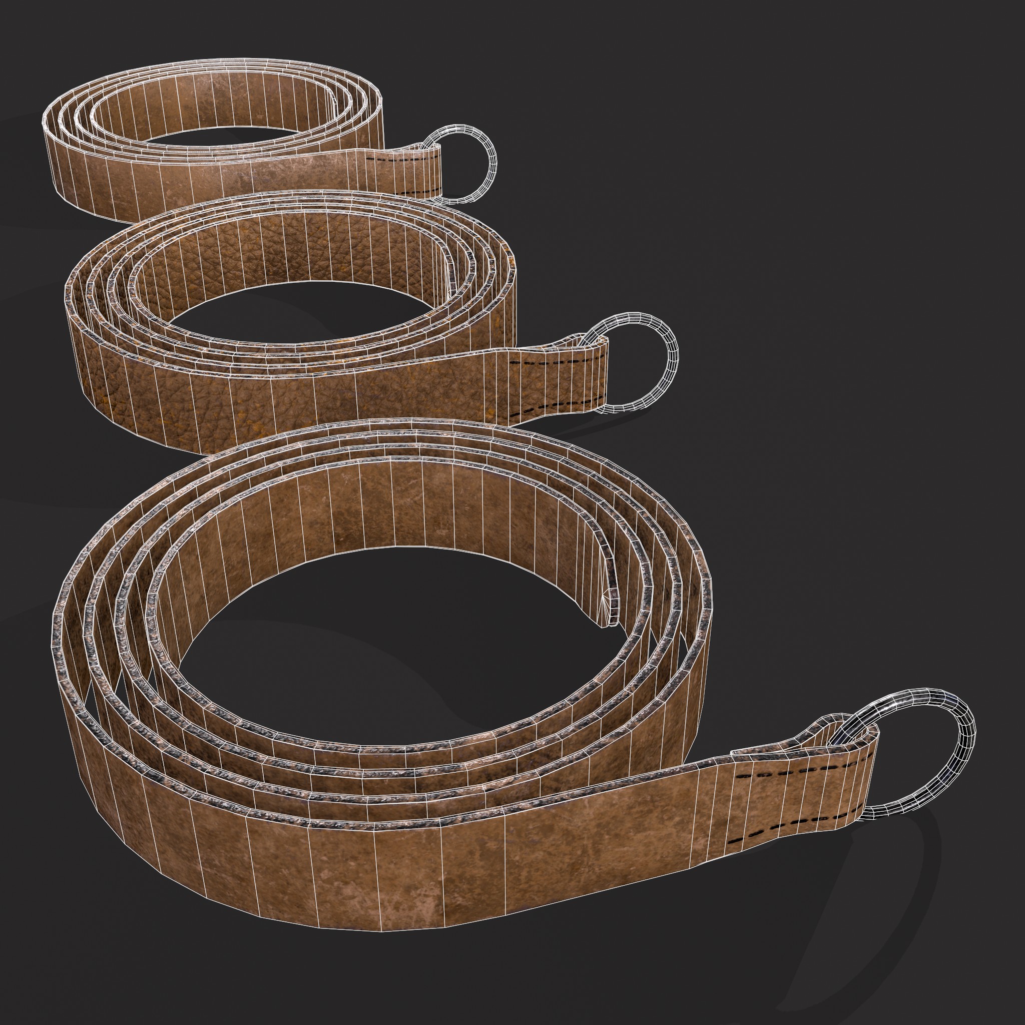 Iron Ring Belts - 3D Model by Get Dead Entertainment