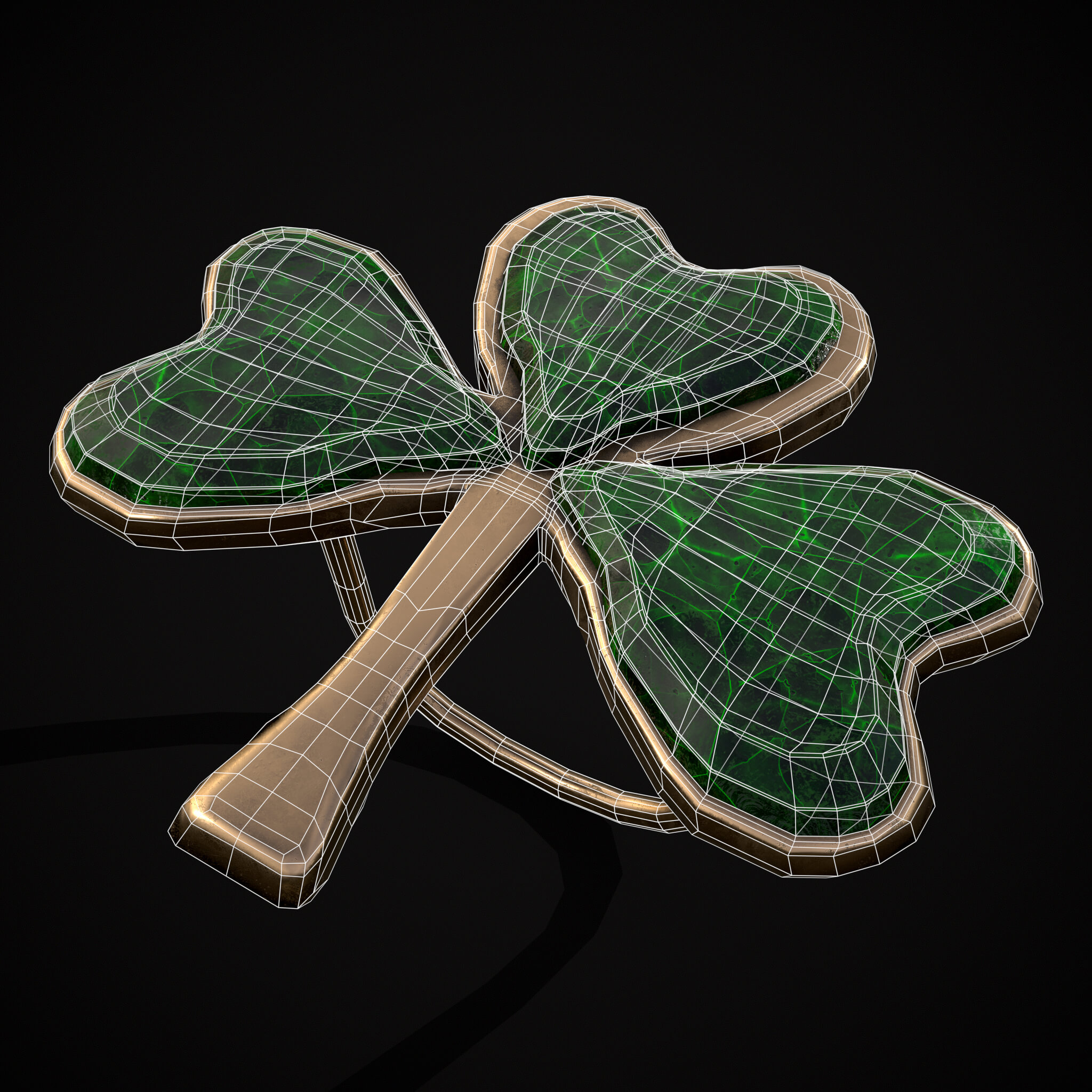 Jade Clover Ring - 3D Model by Get Dead Entertainment