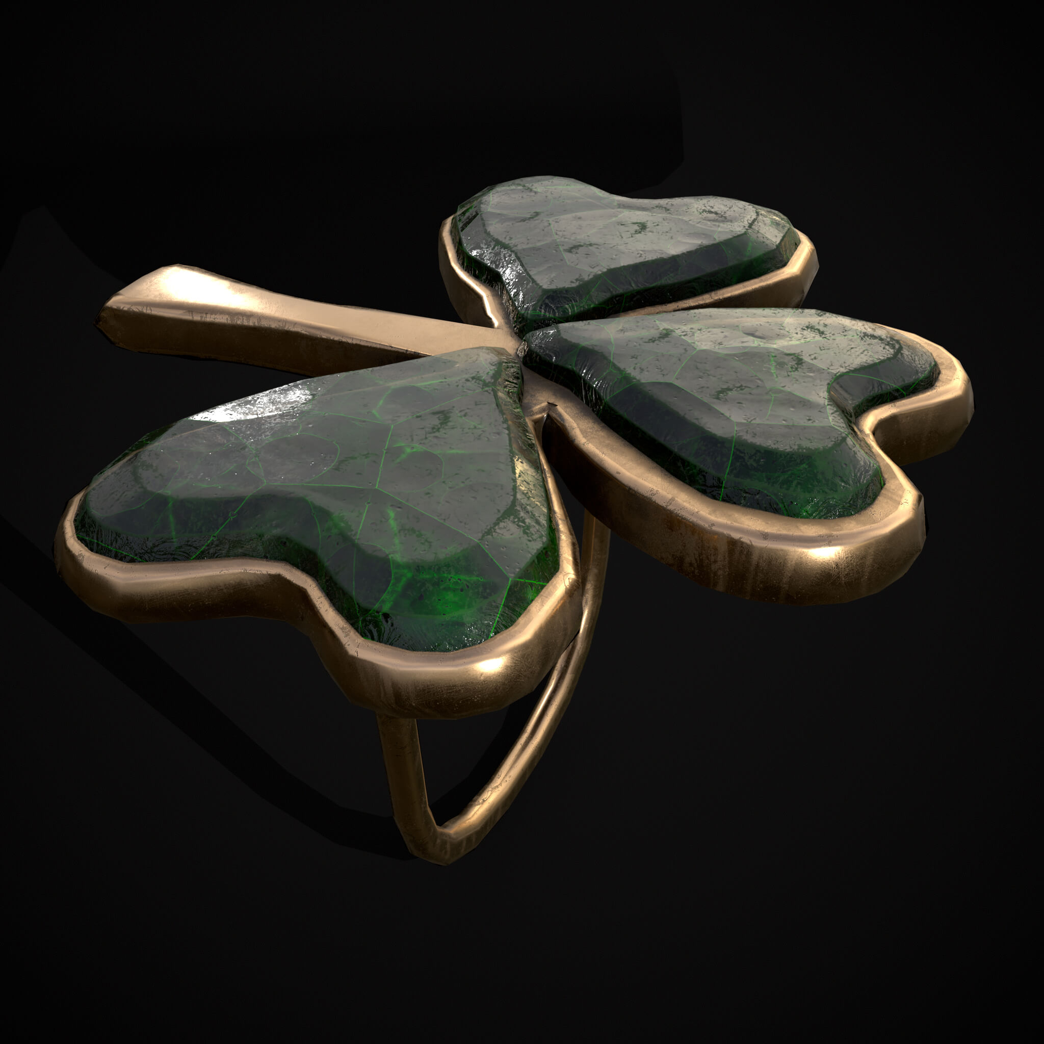 Jade Clover Ring - 3D Model by Get Dead Entertainment