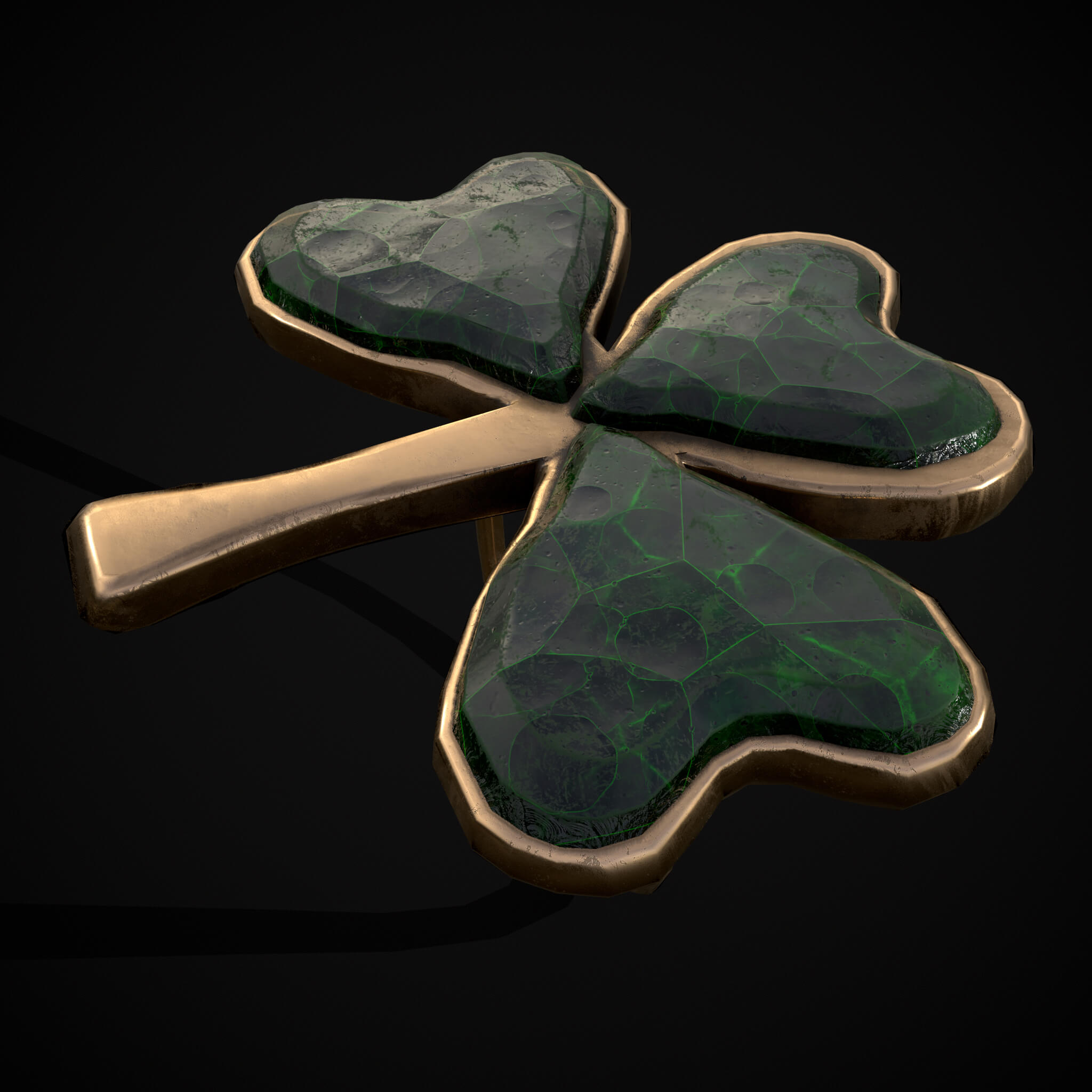 Jade Clover Ring - 3D Model by Get Dead Entertainment