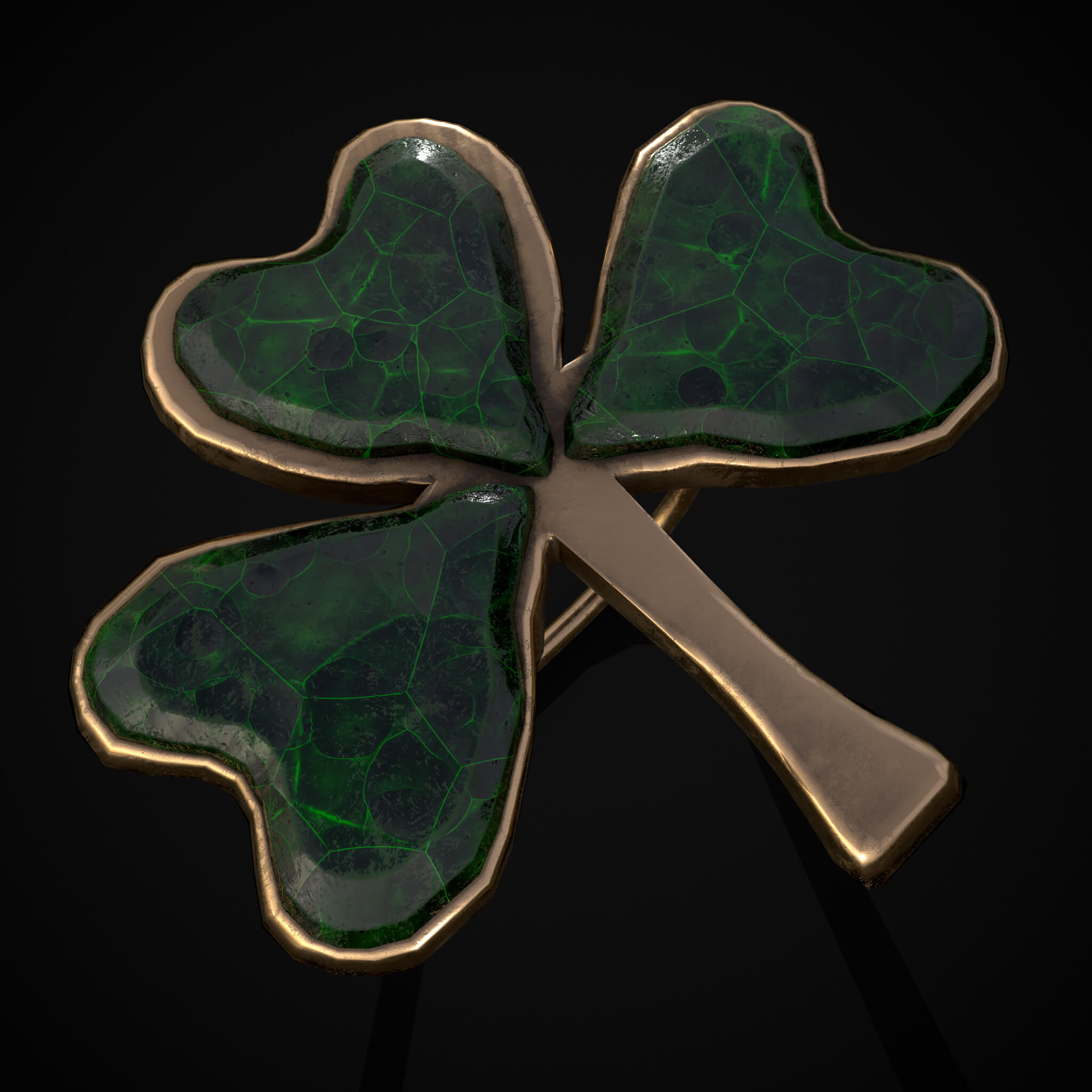Jade Clover Ring - 3D Model by Get Dead Entertainment