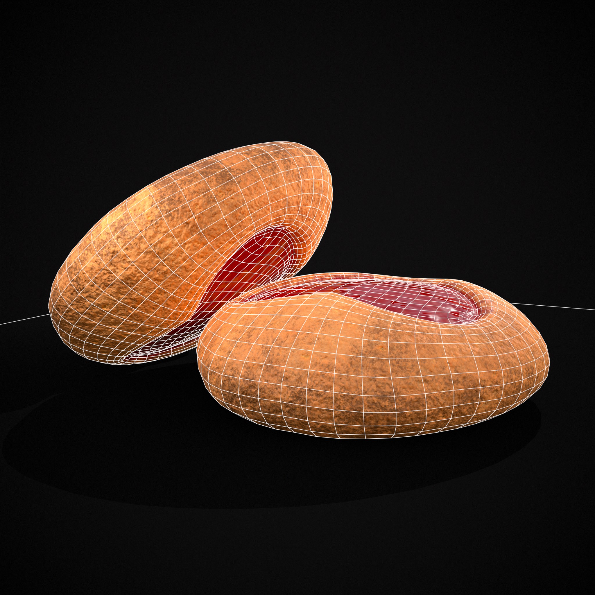 Jelly Heart Biscuit - 3D Model by Get Dead Entertainment