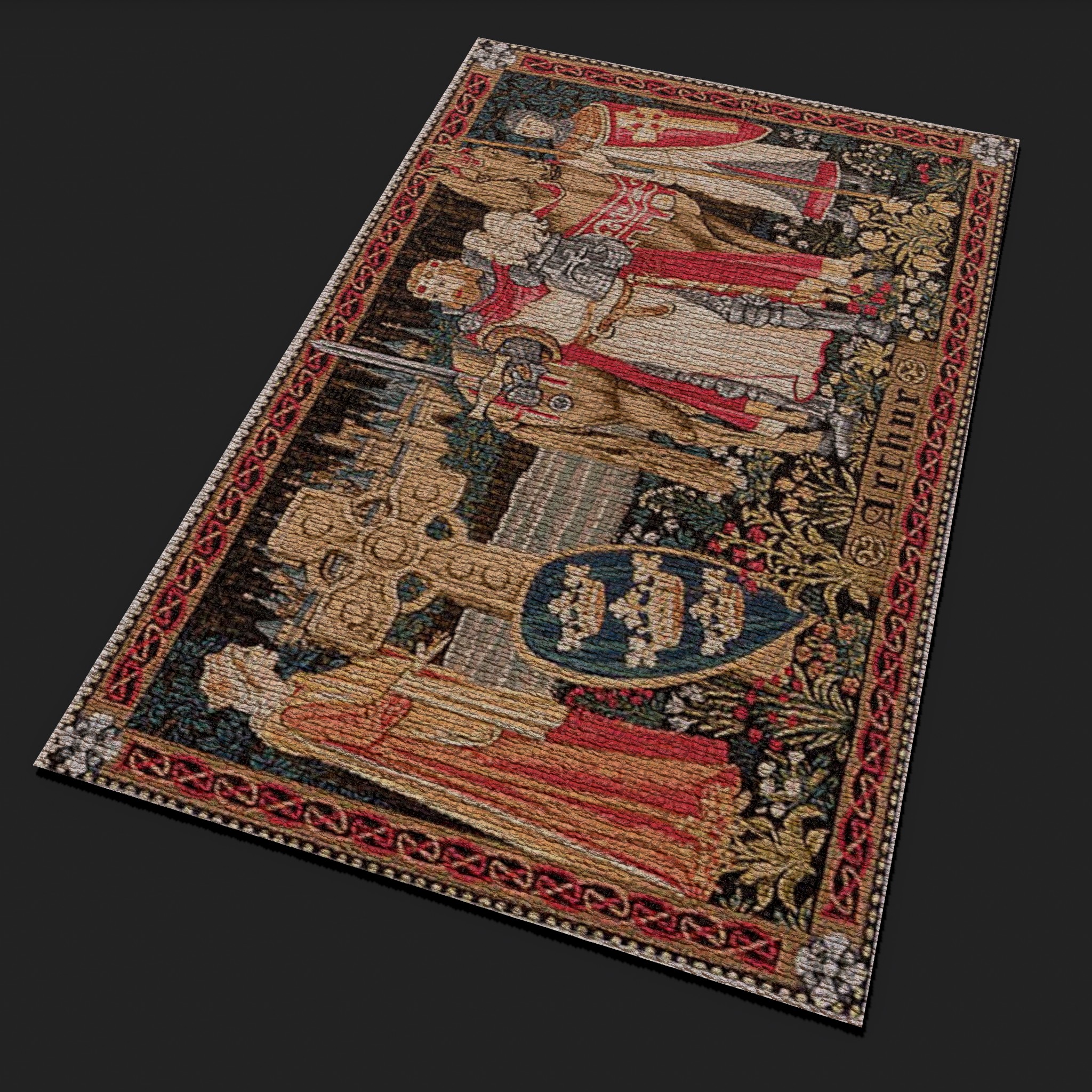 King Arthur Tapestry - 3D Model by Get Dead Entertainment