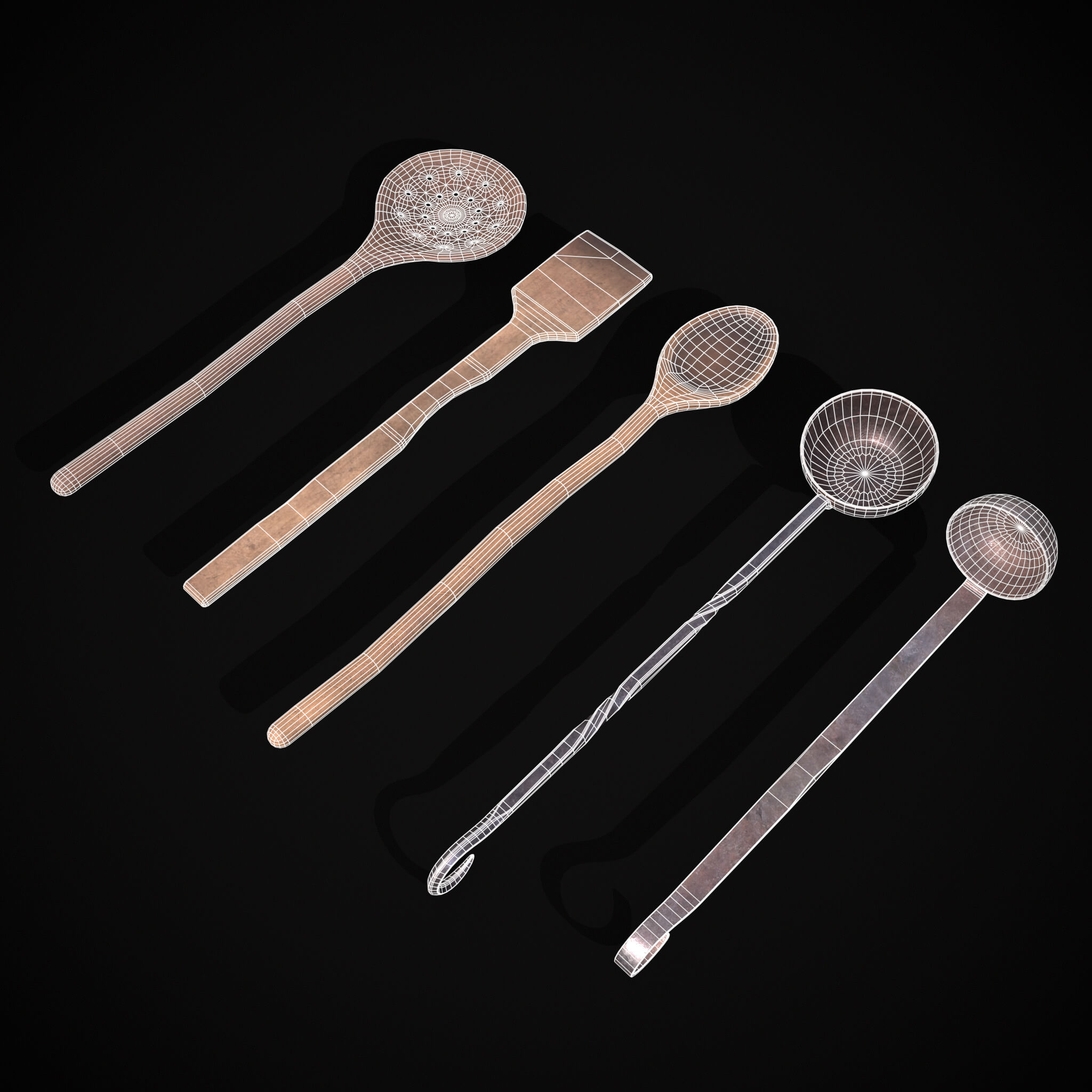 Kitchen Utensils - 3D Model by Get Dead Entertainment