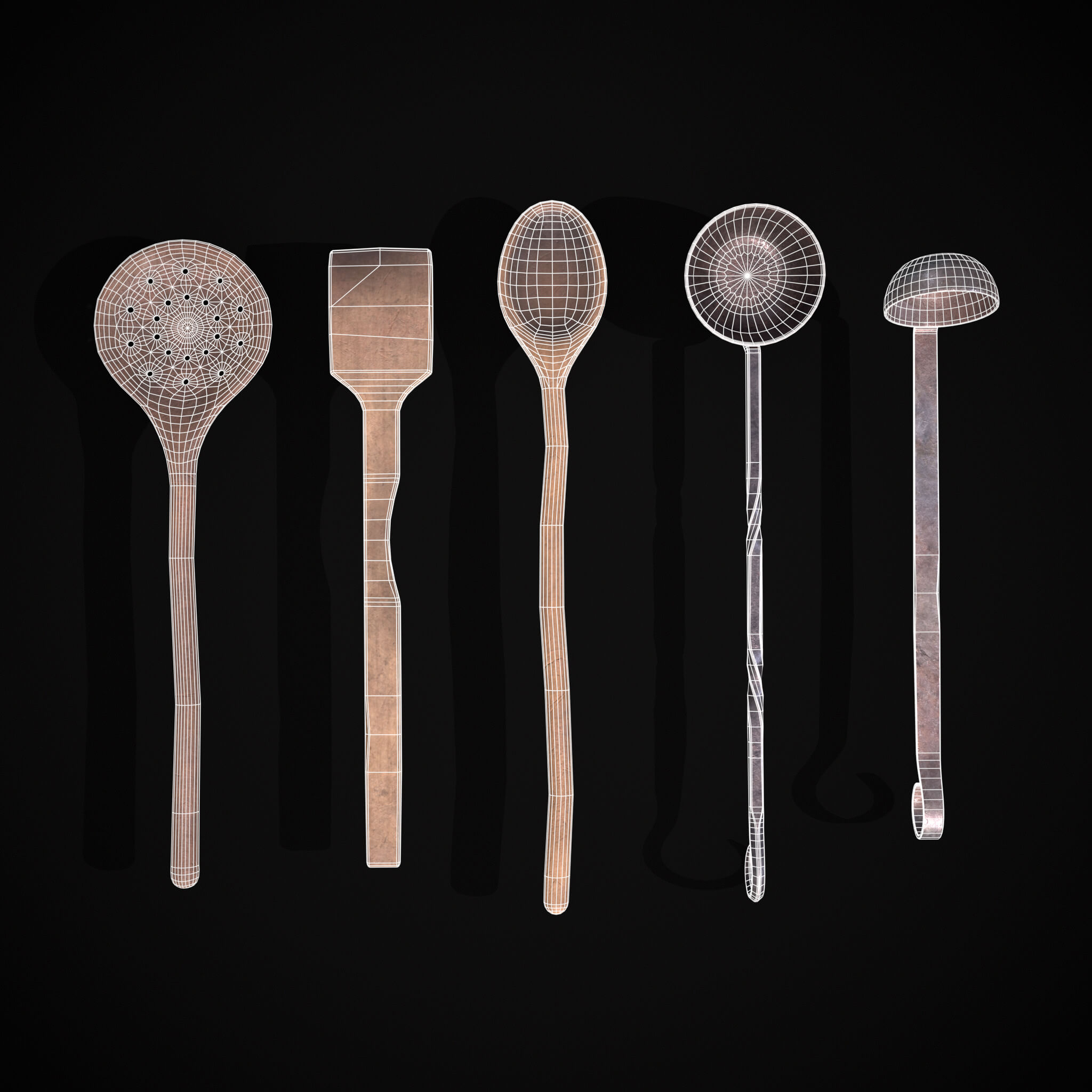 Kitchen Utensils - 3D Model by Get Dead Entertainment