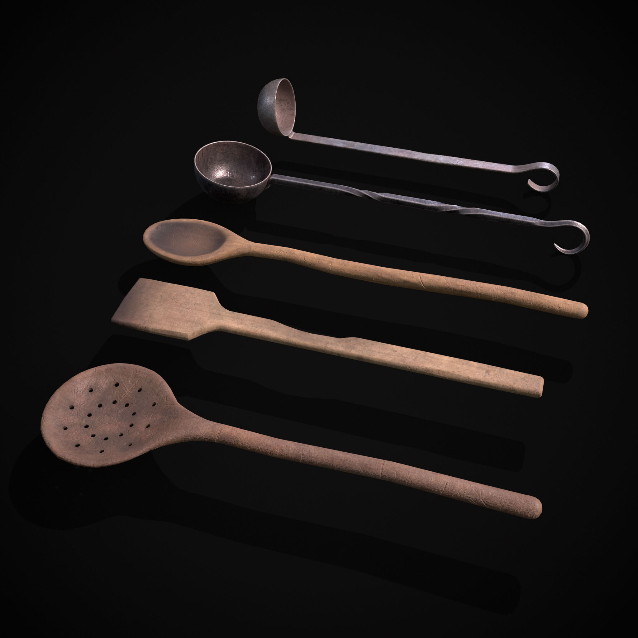 Kitchen Utensils - 3D Model by Get Dead Entertainment