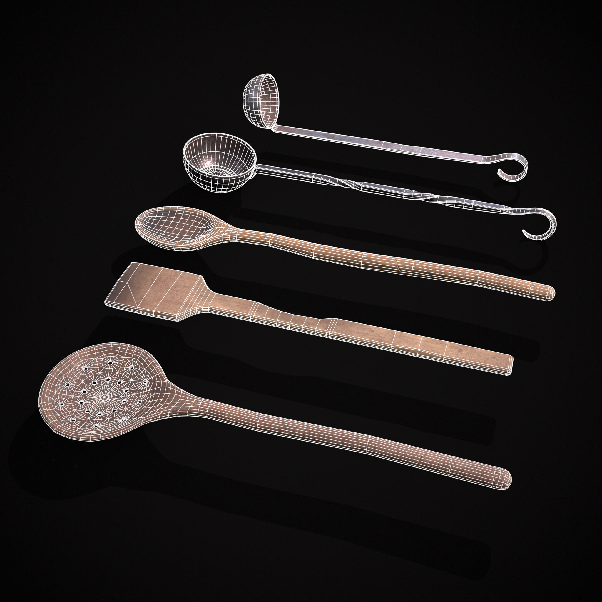 Kitchen Utensils - 3D Model by Get Dead Entertainment