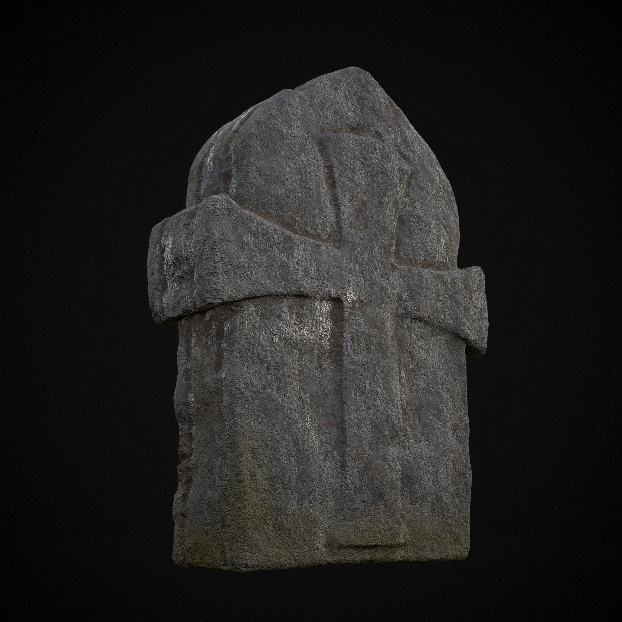 Knotted Engraved Cross Standard Gravestone - 3D Model by Get Dead ...