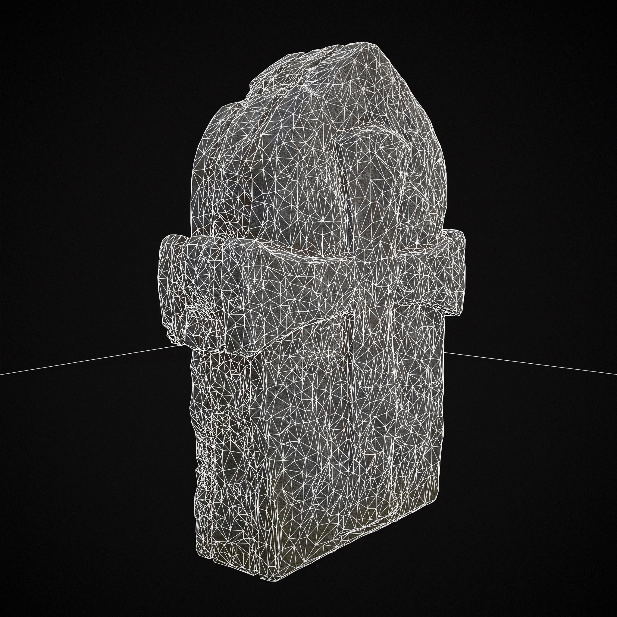 Knotted Engraved Cross Standard Gravestone - 3D Model by Get Dead ...