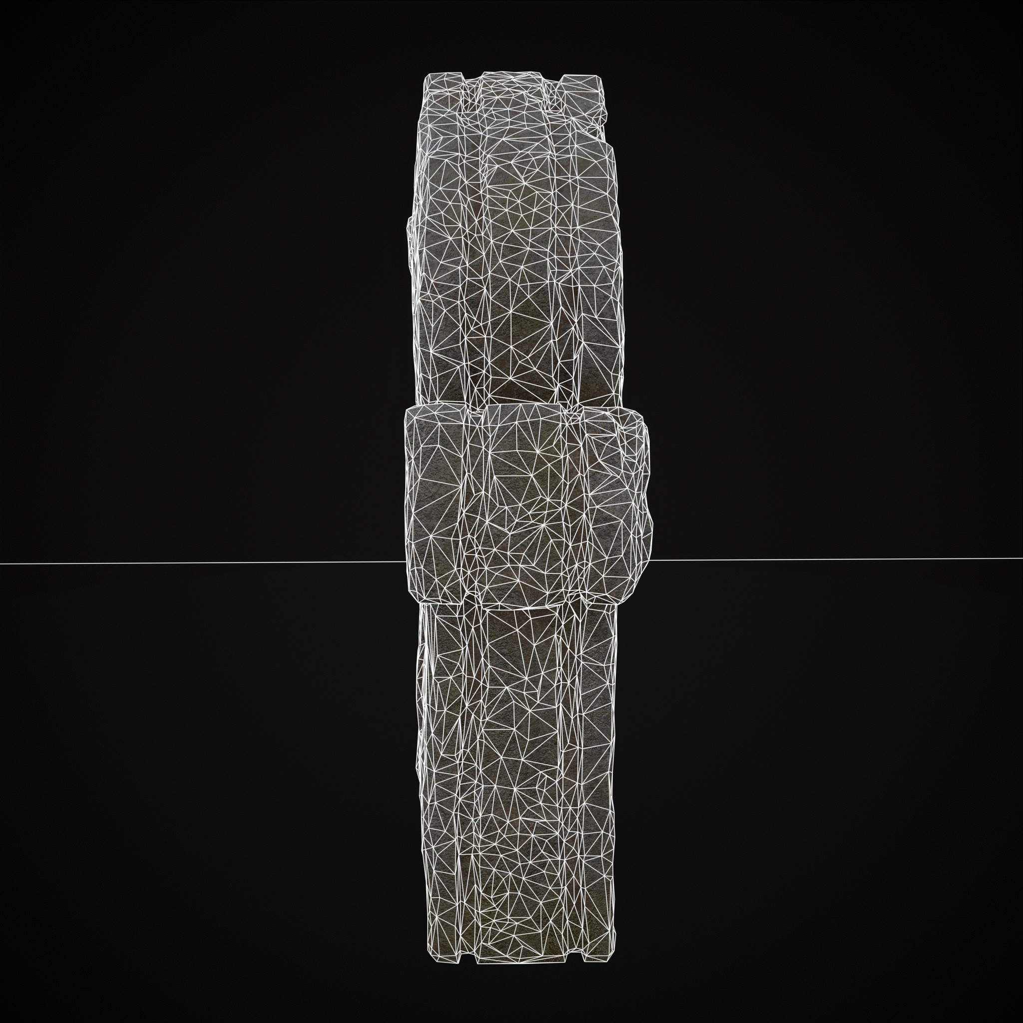 Knotted Engraved Cross Standard Gravestone - 3D Model by Get Dead ...