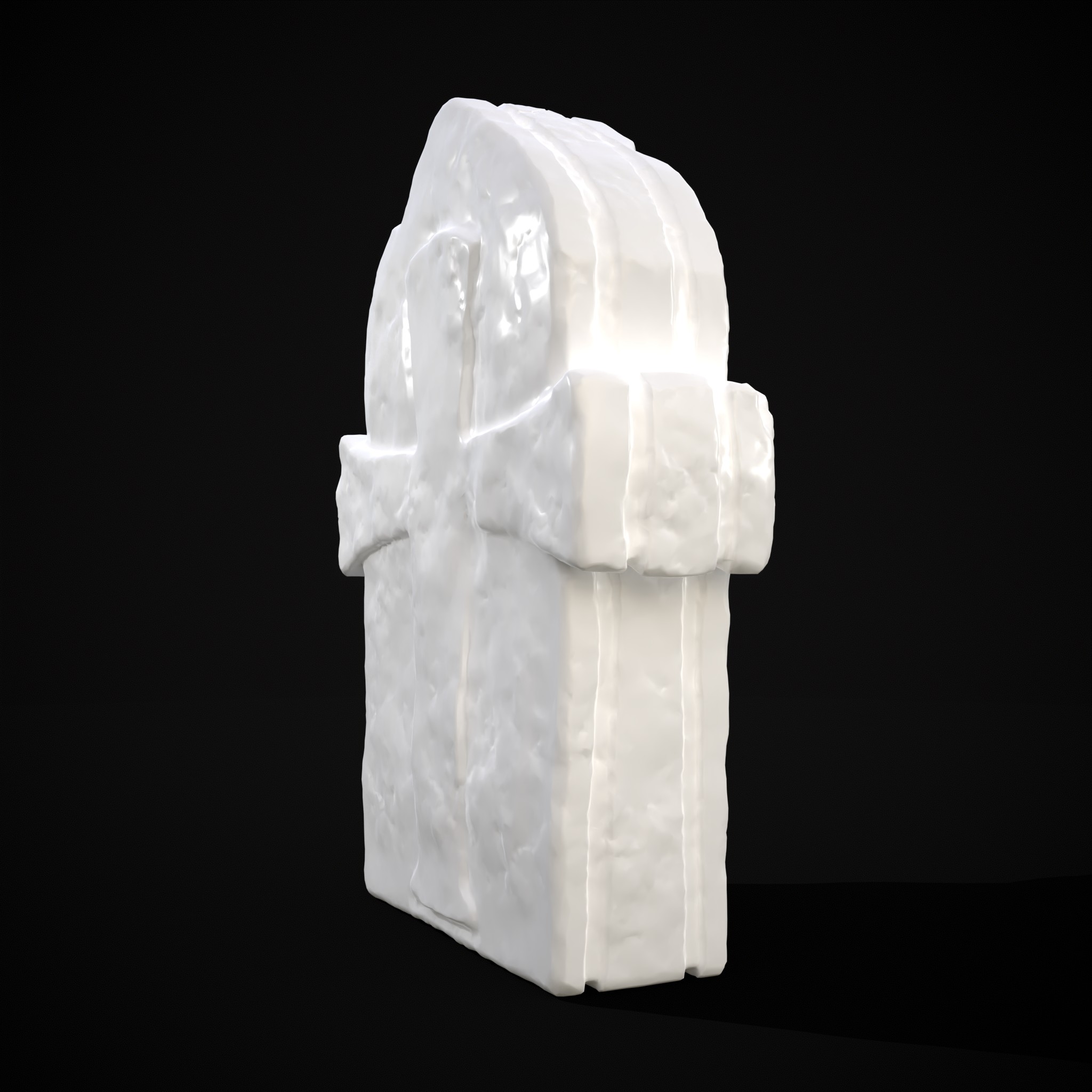 Knotted Engraved Cross Standard Gravestone - 3D Model by Get Dead ...