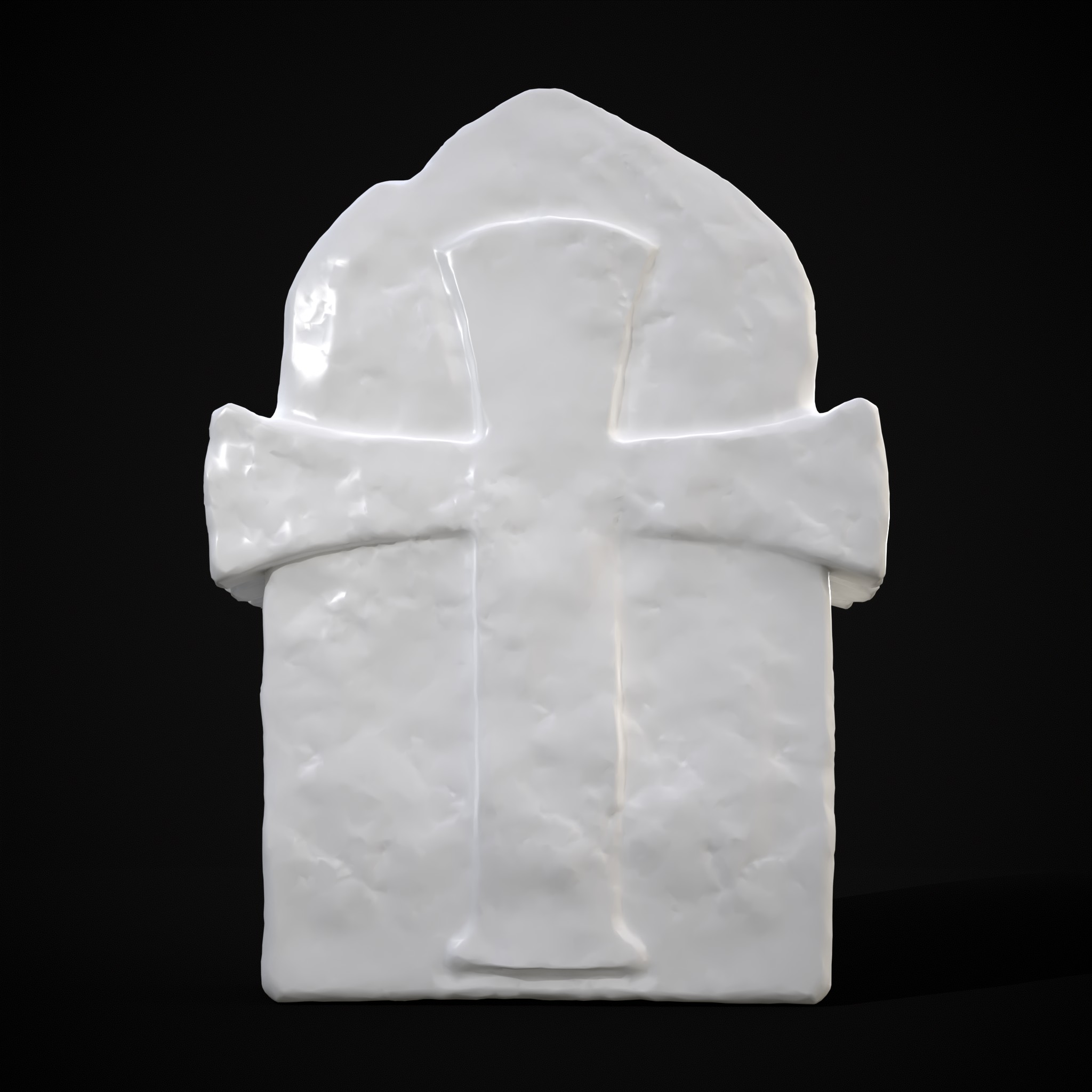Knotted Engraved Cross Standard Gravestone - 3D Model by Get Dead ...