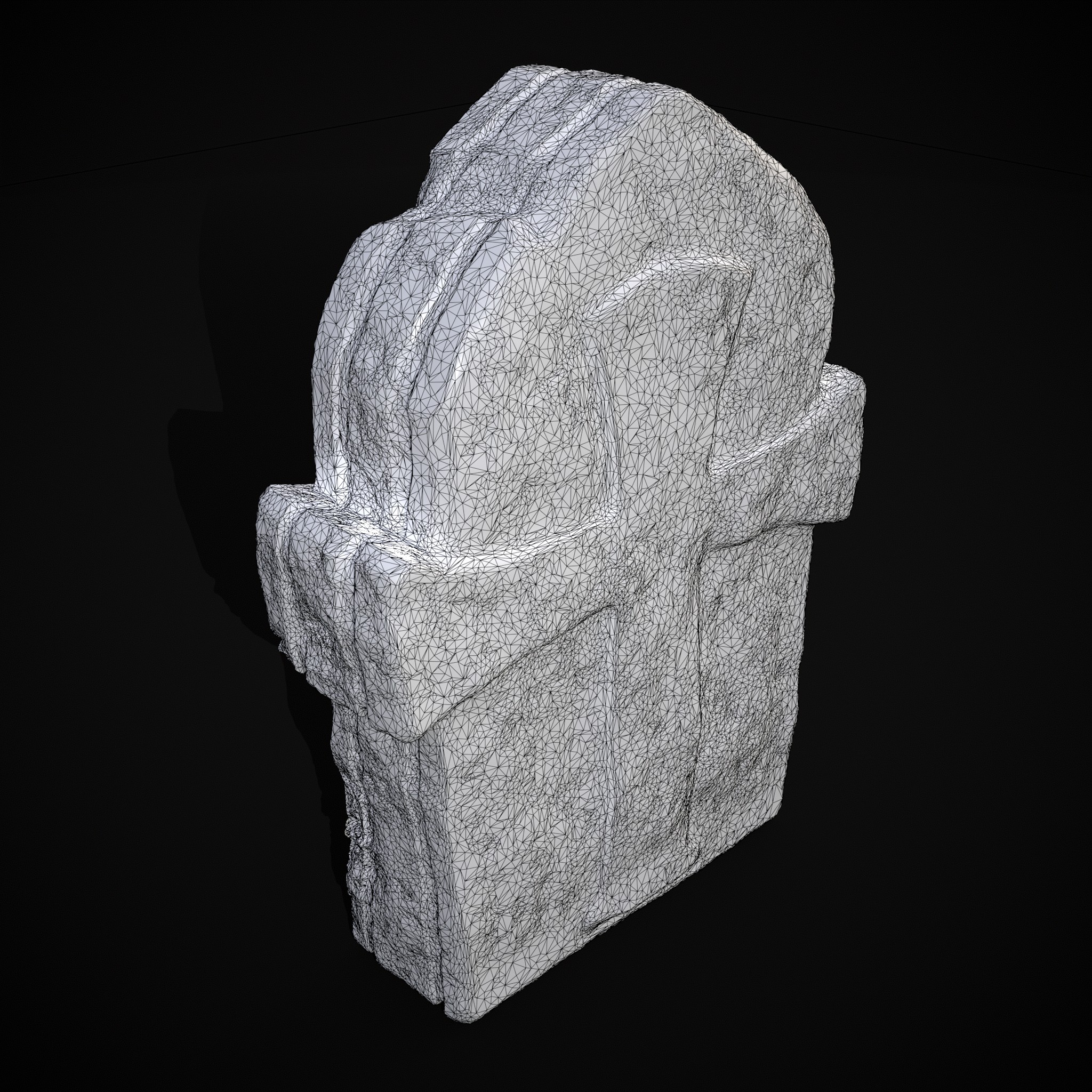 Knotted Engraved Cross Standard Gravestone - 3D Model by Get Dead ...