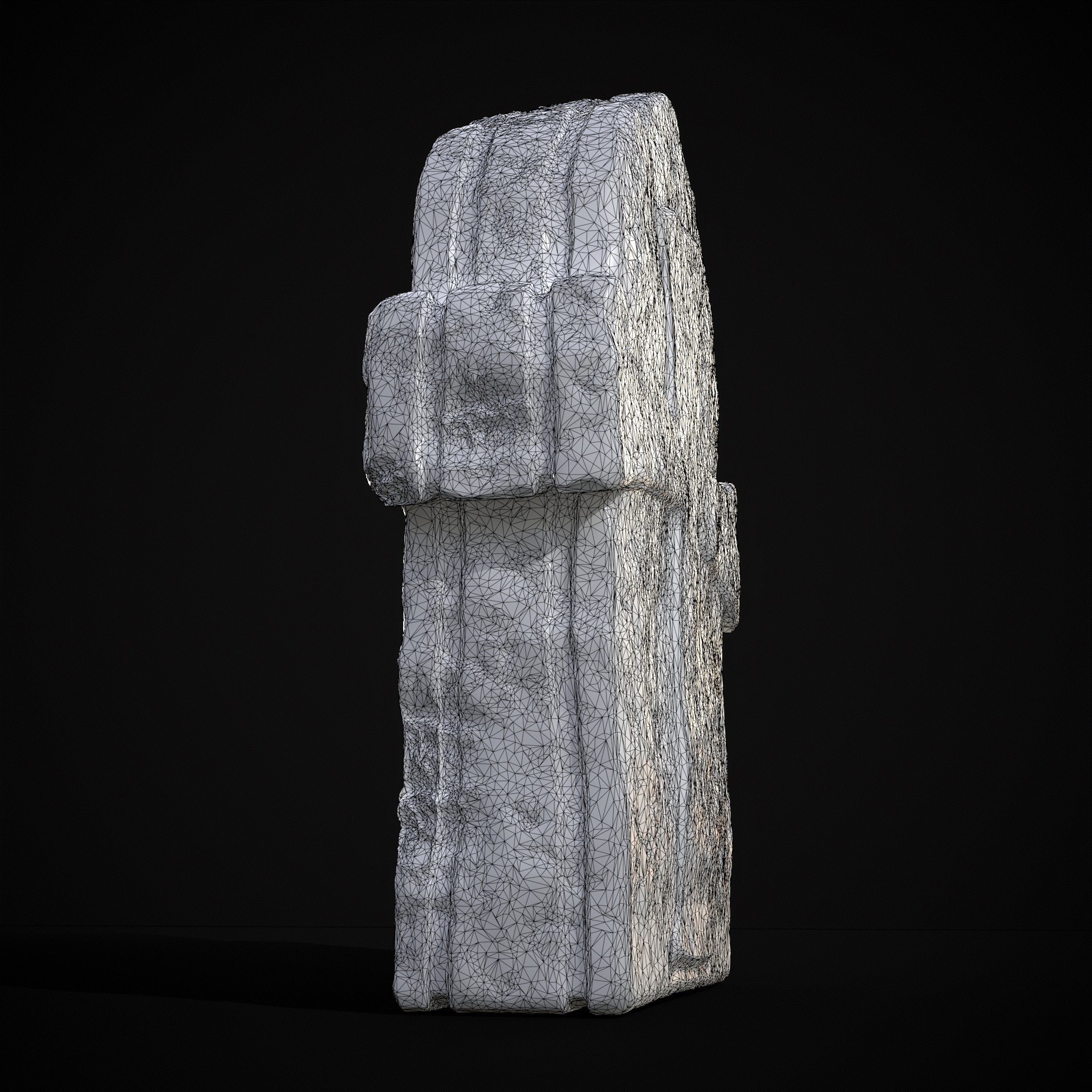 Knotted Engraved Cross Standard Gravestone - 3D Model by Get Dead ...