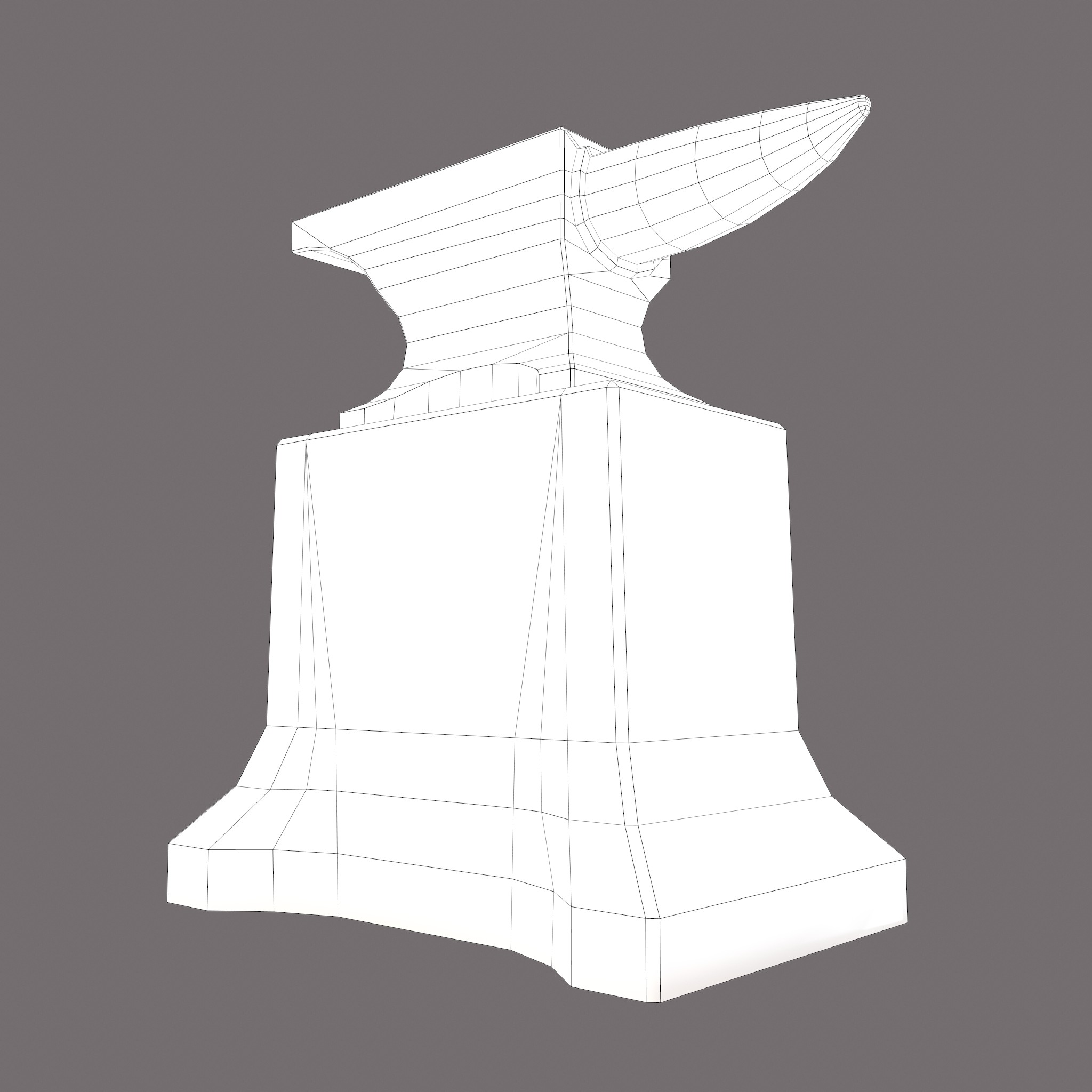 Large Anvil Blacksmith - 3D Model by Get Dead Entertainment