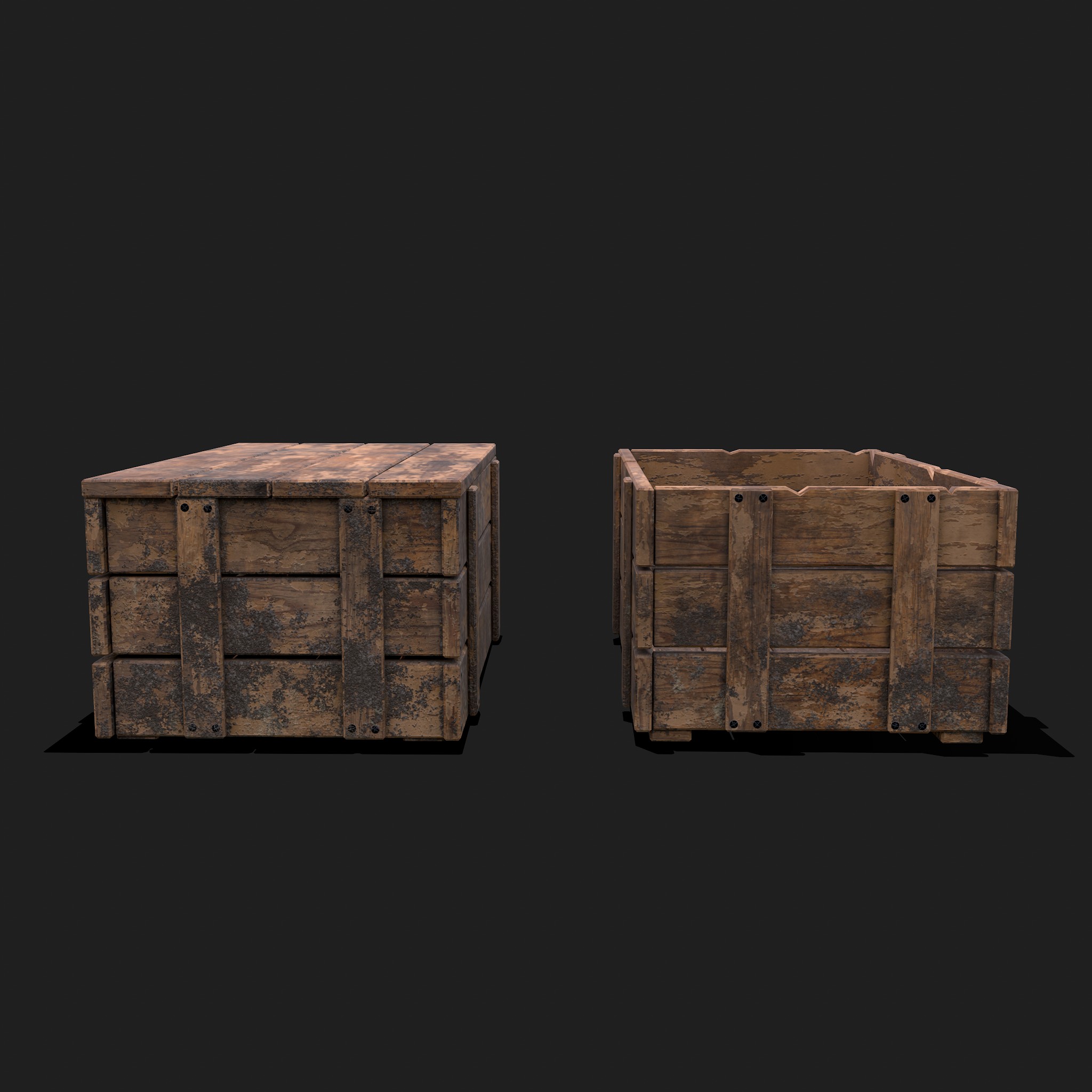 Large Crates - 3D Model by Get Dead Entertainment