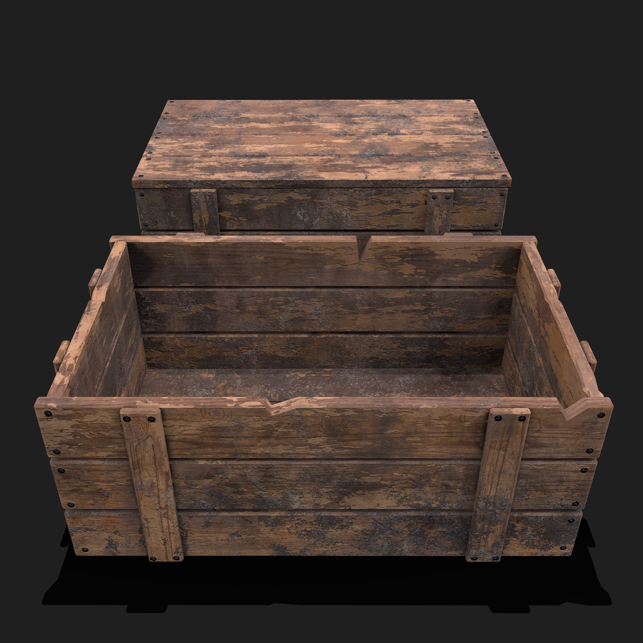 Large Crates - 3D Model by Get Dead Entertainment