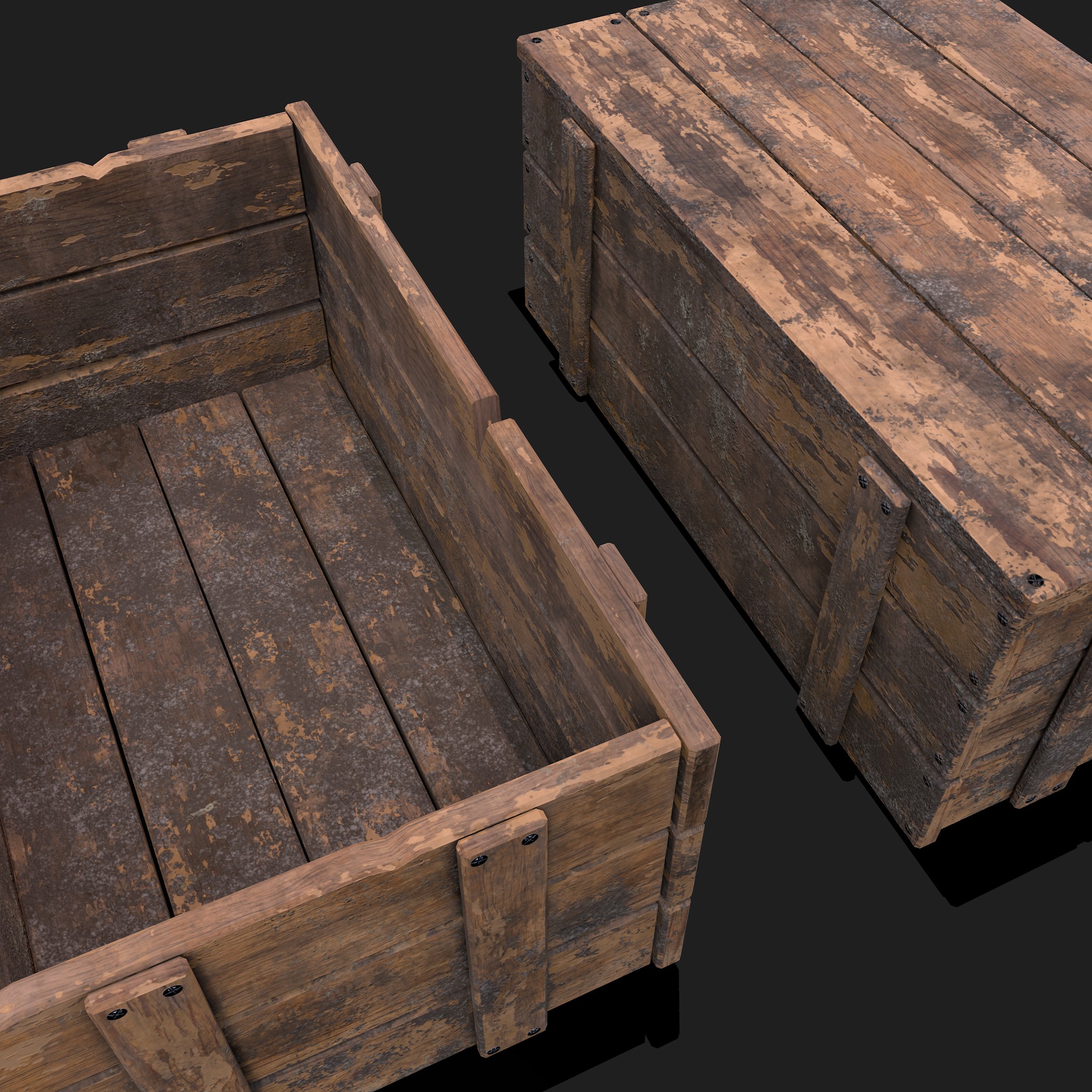 Large Crates - 3D Model by Get Dead Entertainment
