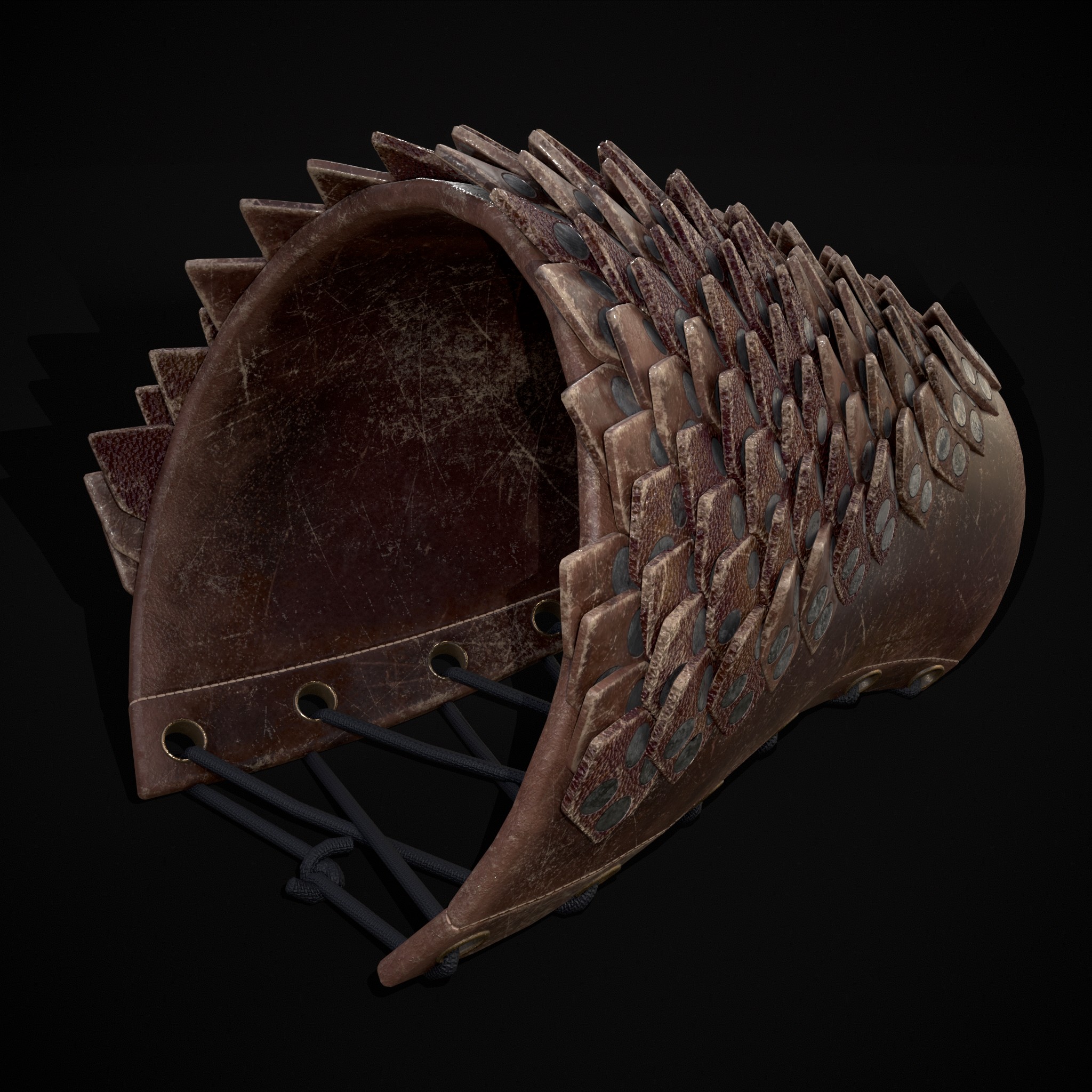Leather Dragon Bracers - 3D Model by Get Dead Entertainment