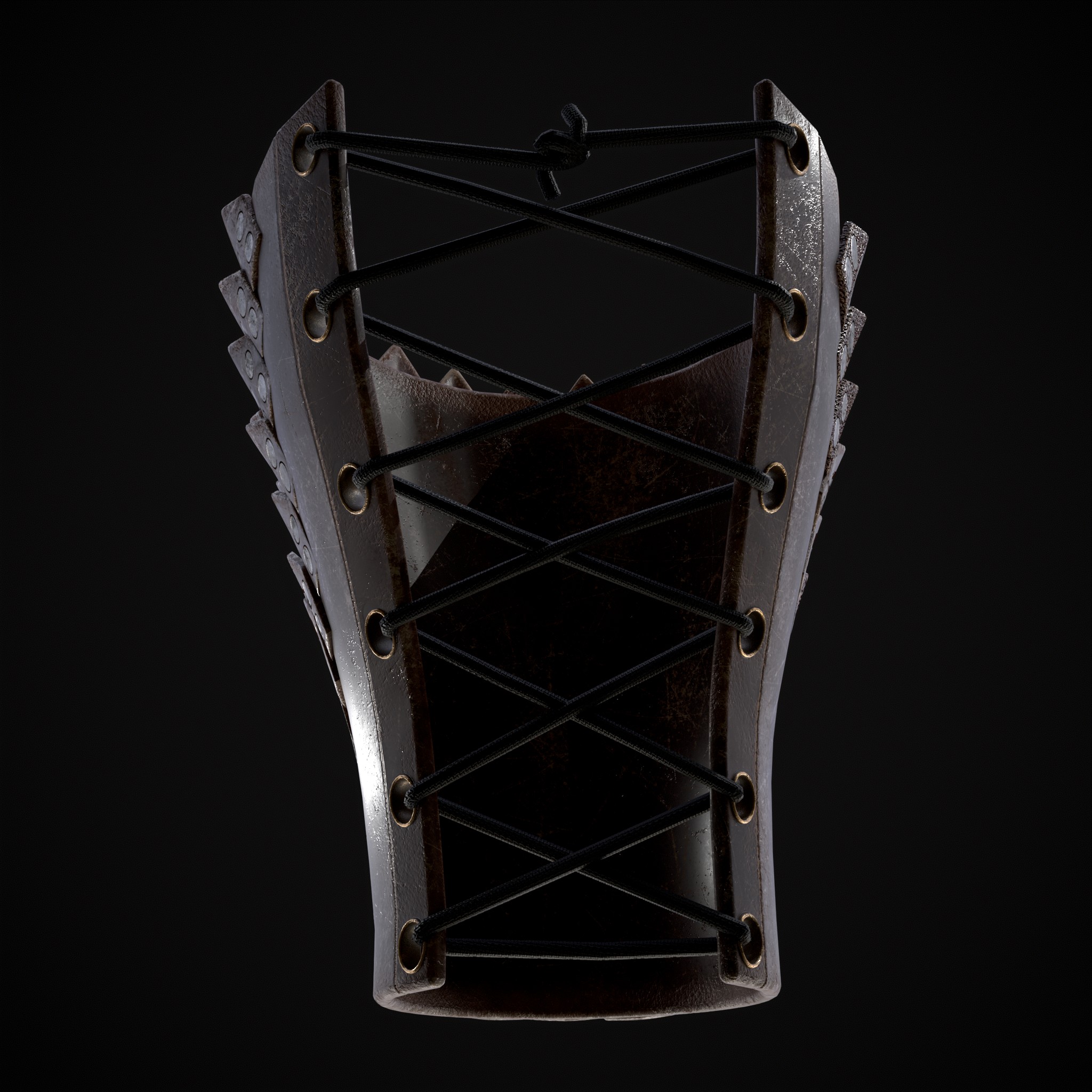 Leather Dragon Bracers - 3D Model by Get Dead Entertainment