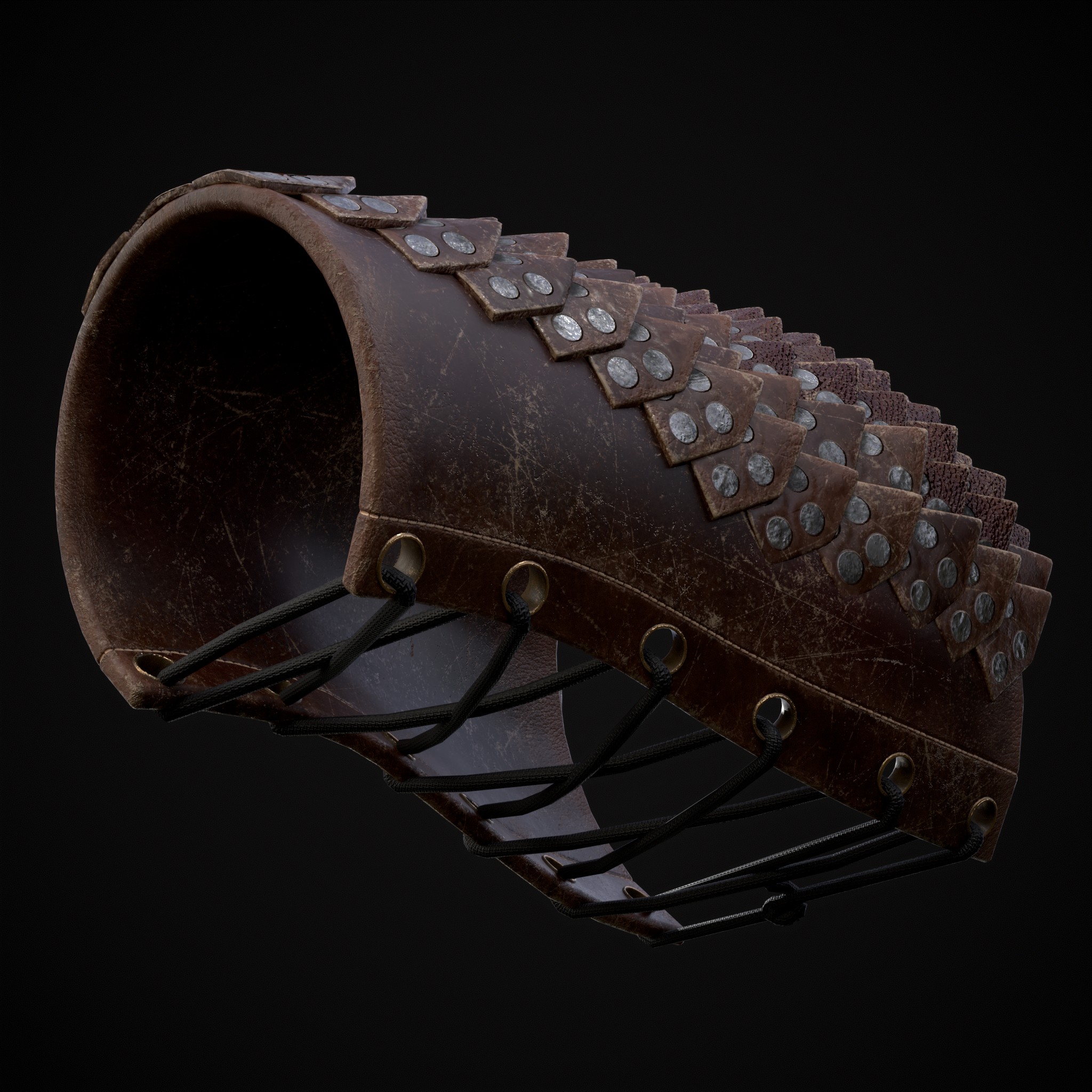 Leather Dragon Bracers - 3D Model by Get Dead Entertainment