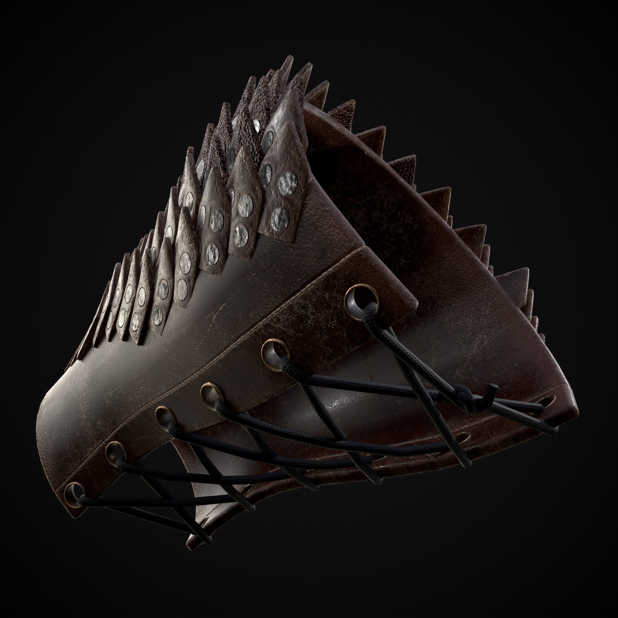 Leather Dragon Bracers - 3D Model by Get Dead Entertainment