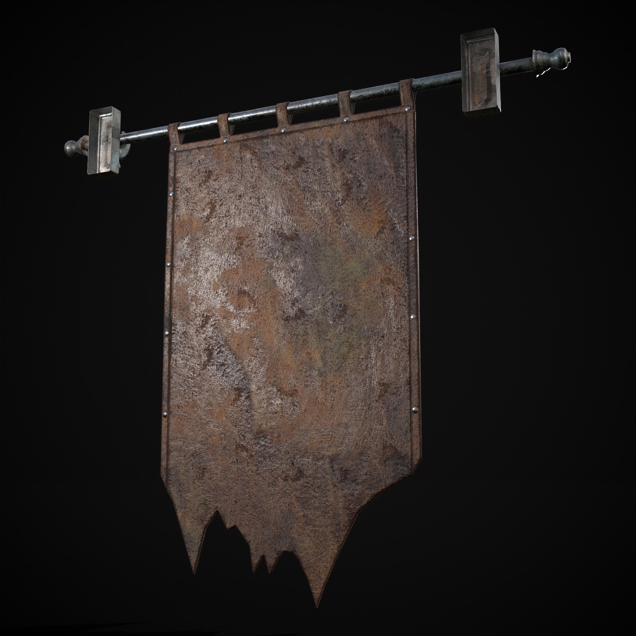 Leather Torn Banner - 3D Model by Get Dead Entertainment