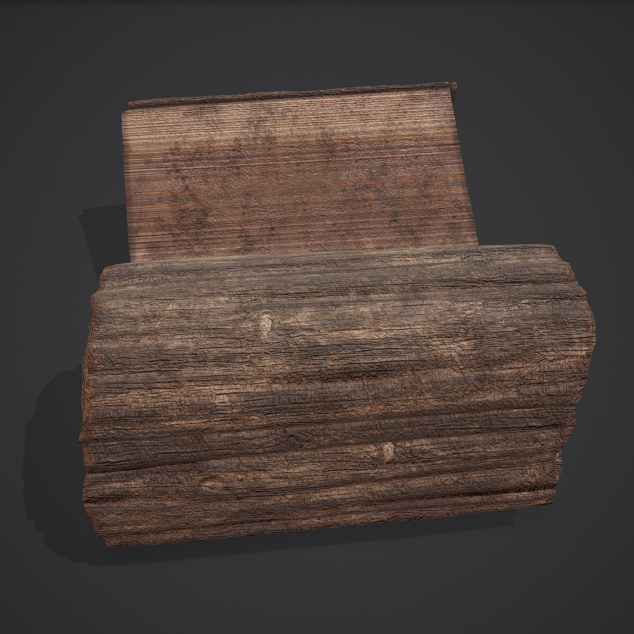 Log Cut Log Round - 3D Model by Get Dead Entertainment