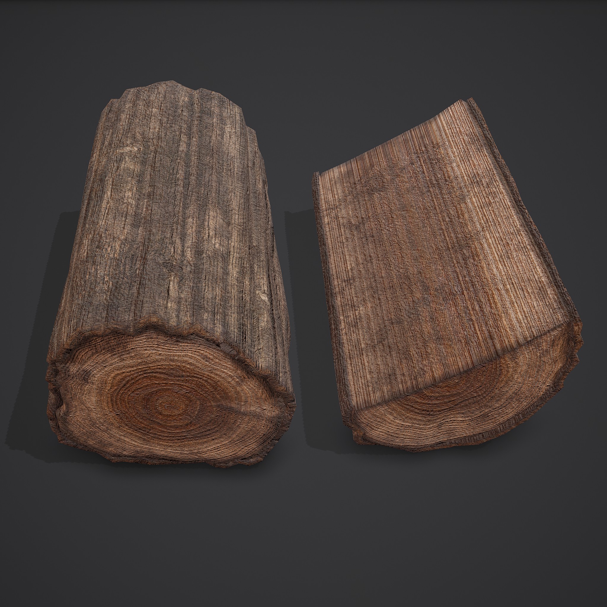 Log Cut Log Round - 3D Model by Get Dead Entertainment