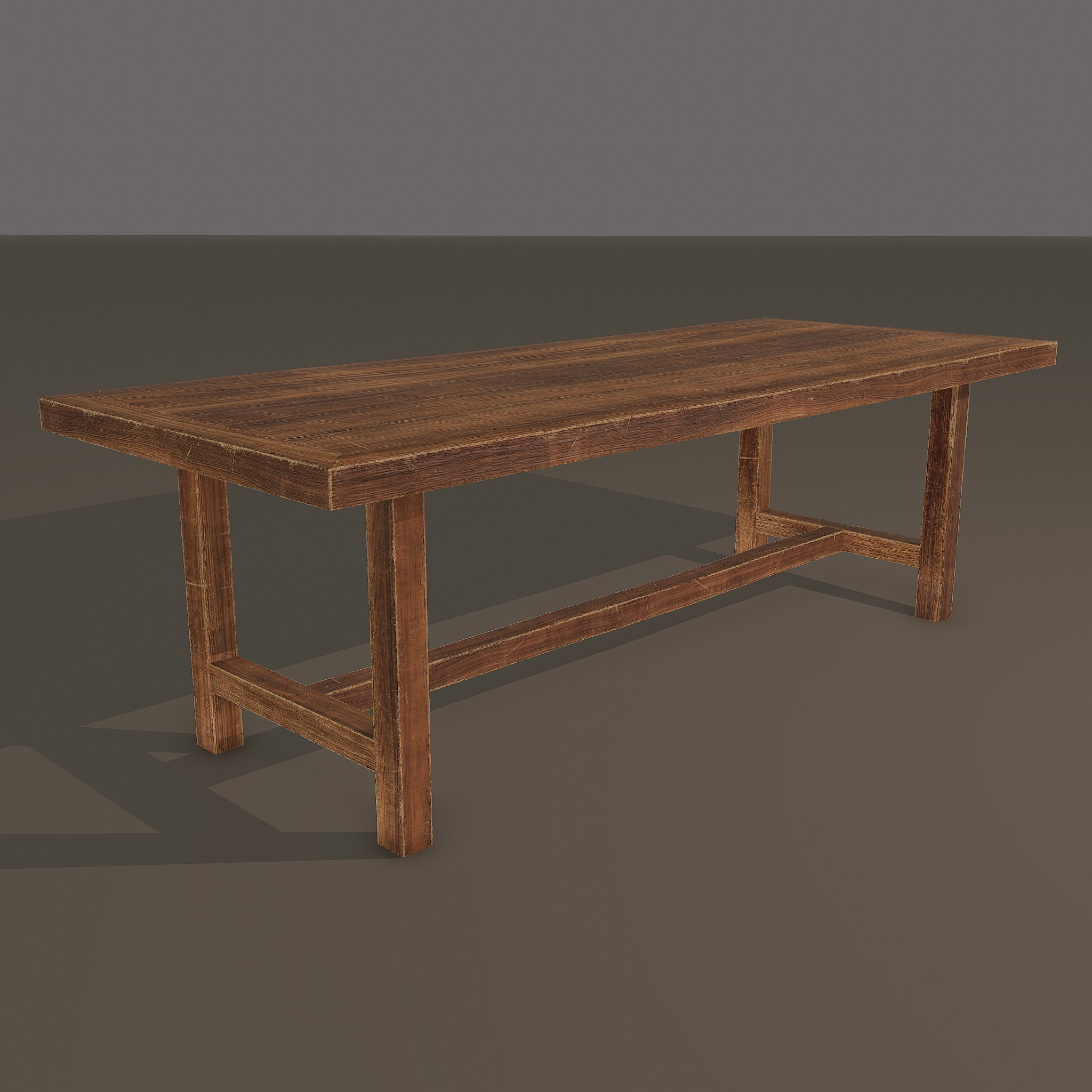 Long Table 1 - 3D Model by Get Dead Entertainment