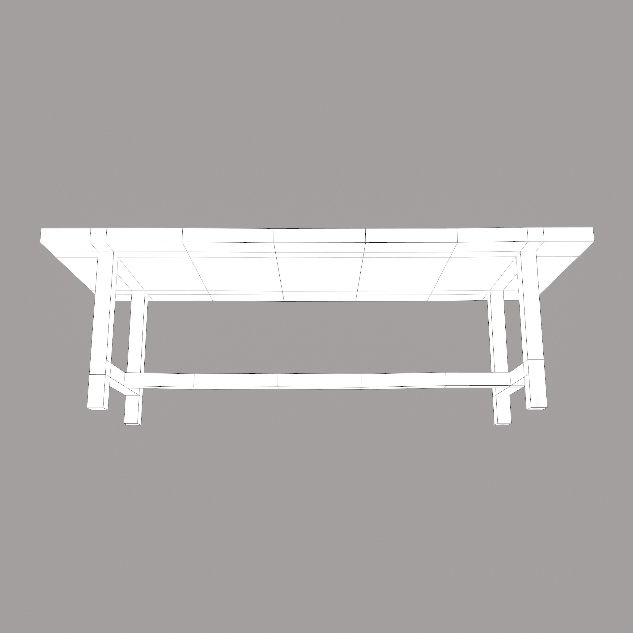 Long Table 1 - 3D Model by Get Dead Entertainment