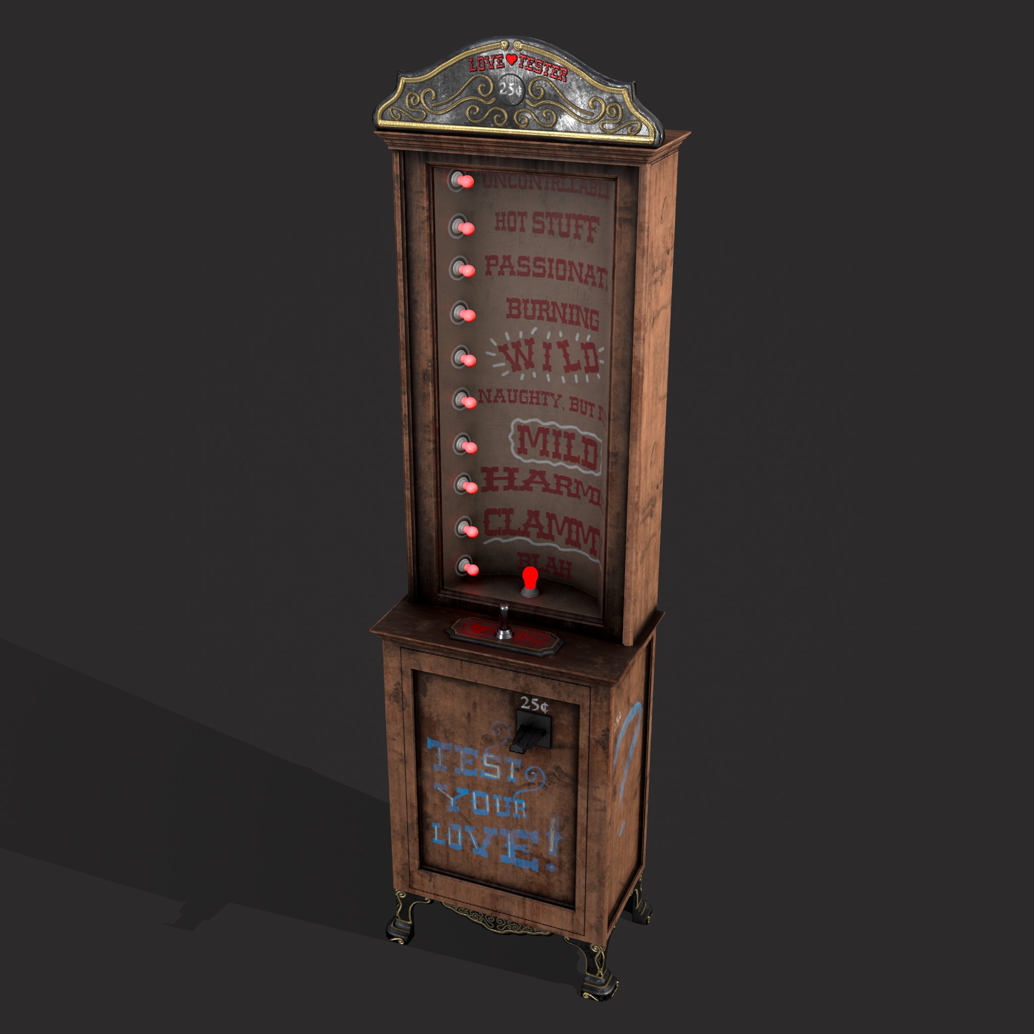Love-O-Meter 3D Model by Get Dead Entertainment