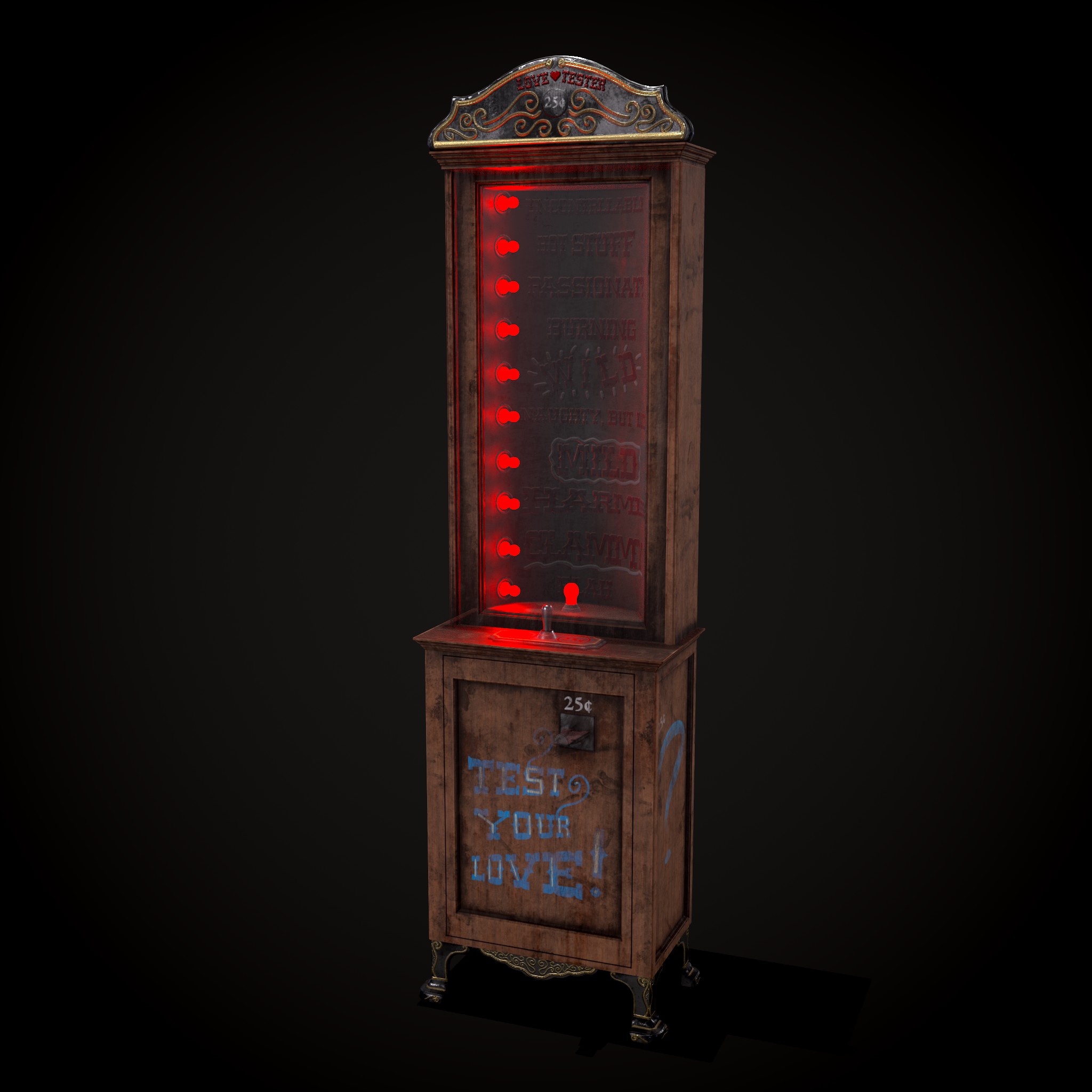 Love-O-Meter 3D Model by Get Dead Entertainment