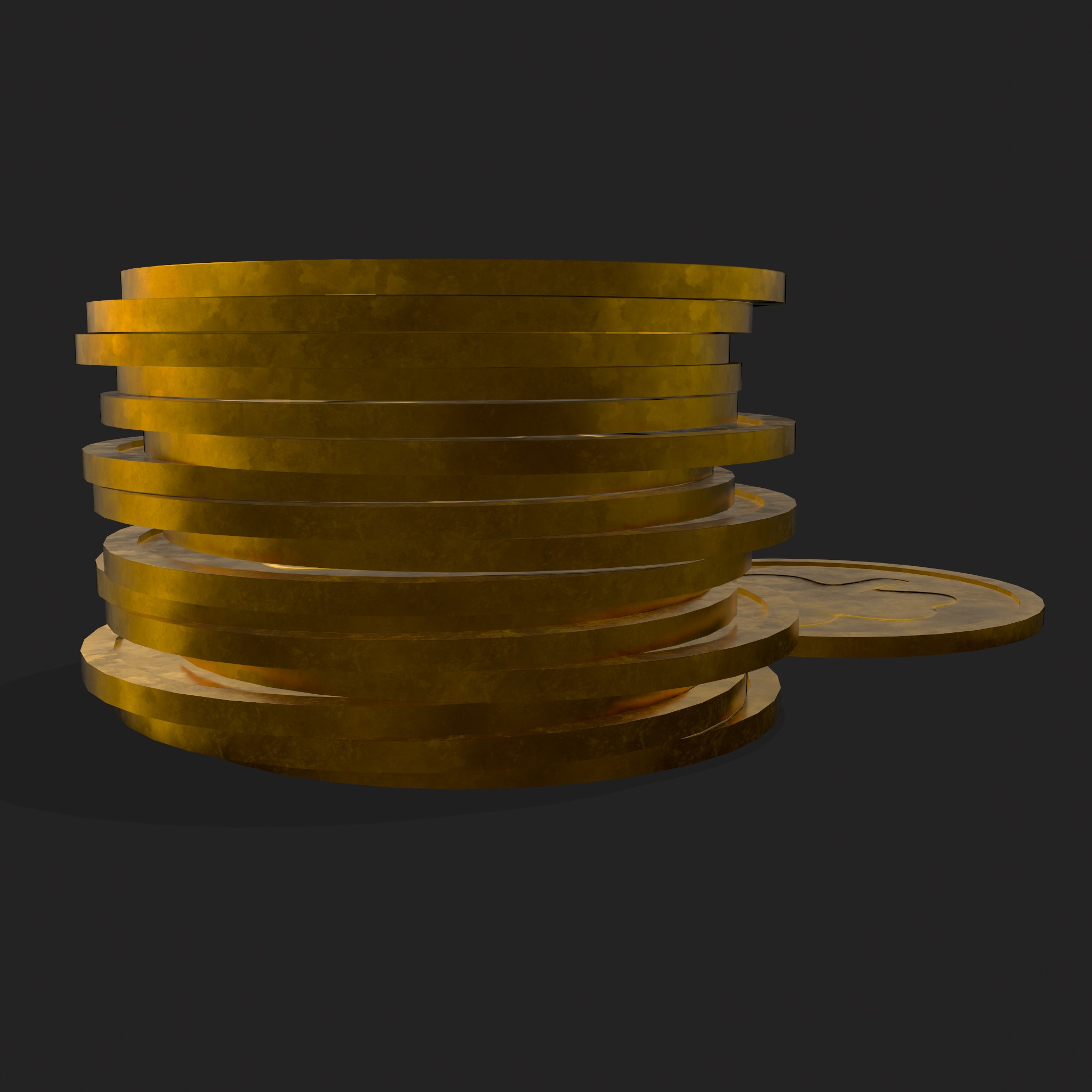 Lucky Gold Coin - 3D Model by Get Dead Entertainment