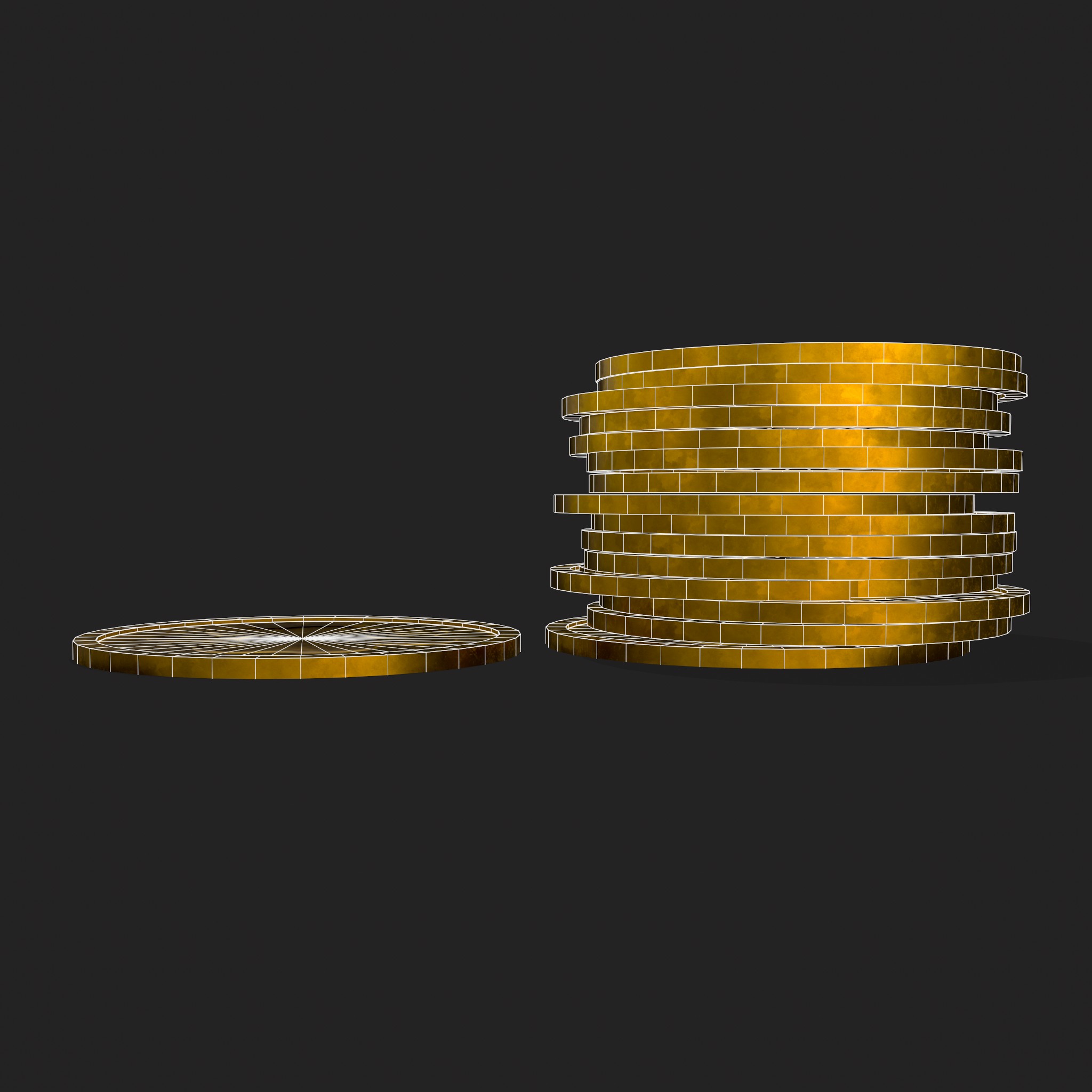 Lucky Gold Coin - 3D Model by Get Dead Entertainment