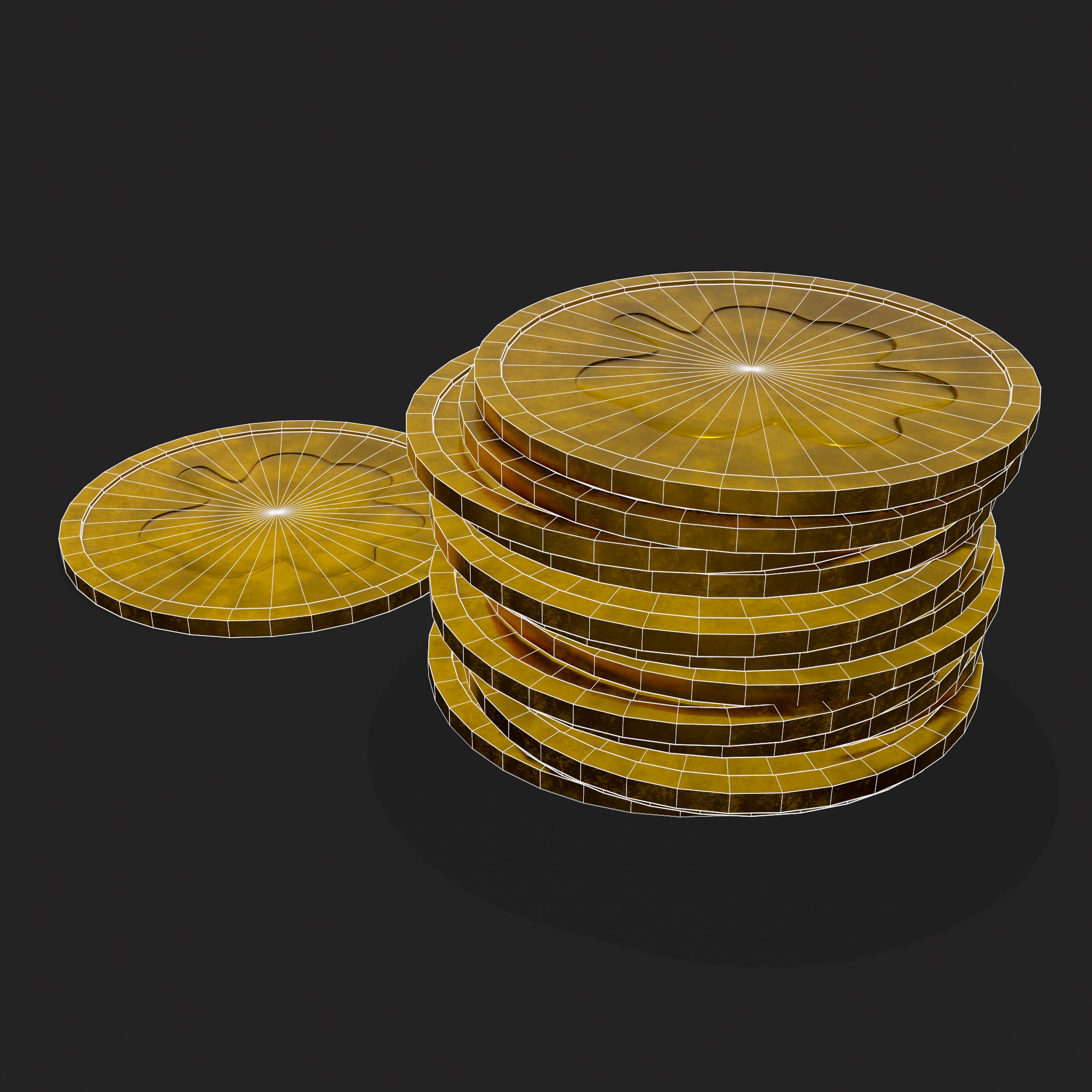 Lucky Gold Coin - 3D Model by Get Dead Entertainment