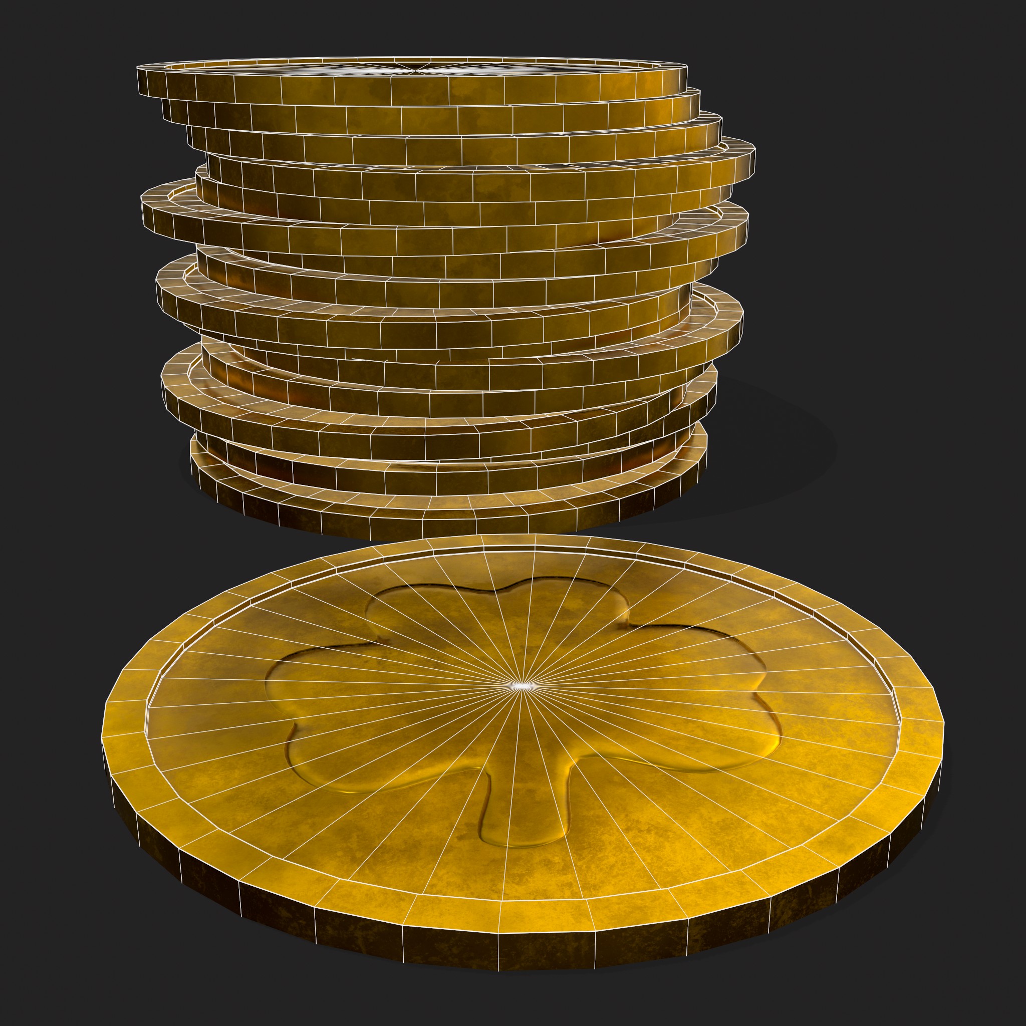 Lucky Gold Coin - 3D Model by Get Dead Entertainment