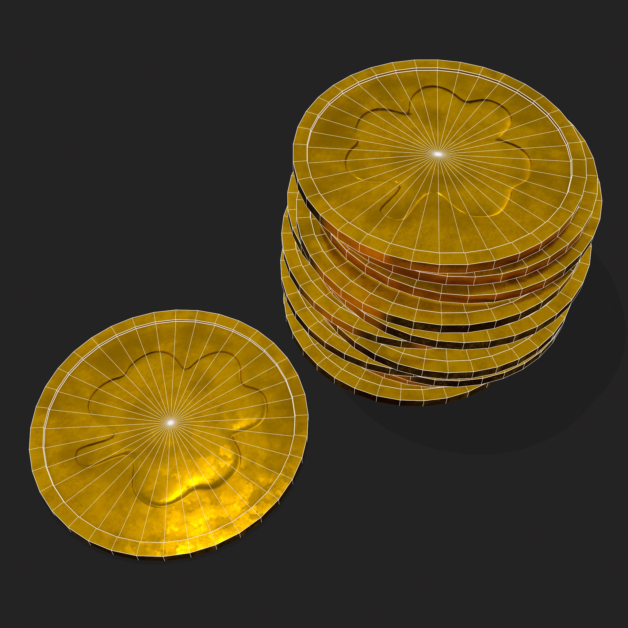 Lucky Gold Coin - 3D Model by Get Dead Entertainment