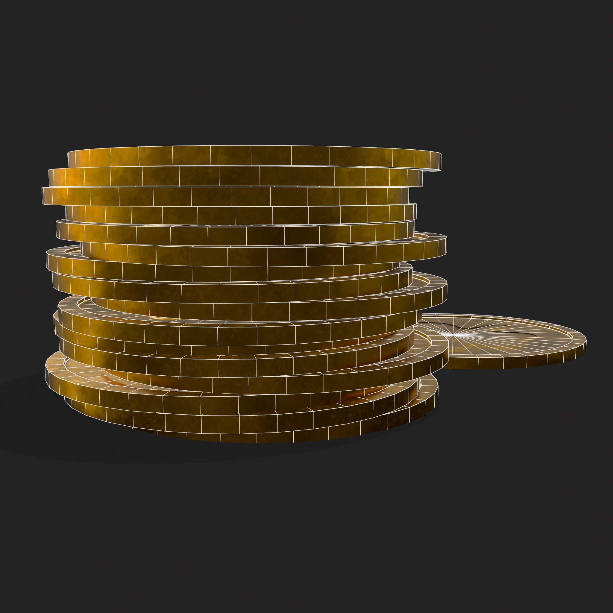 Lucky Gold Coin - 3D Model by Get Dead Entertainment