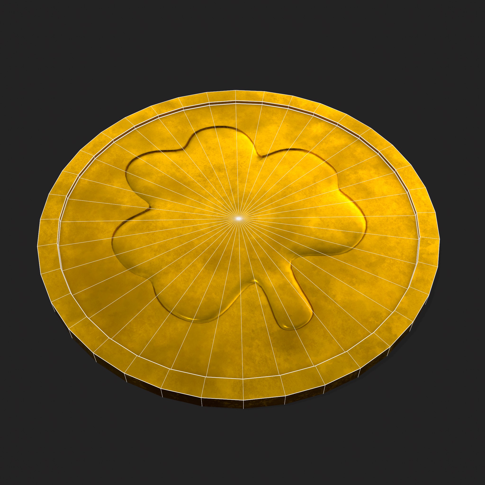 Lucky Gold Coin - 3D Model by Get Dead Entertainment