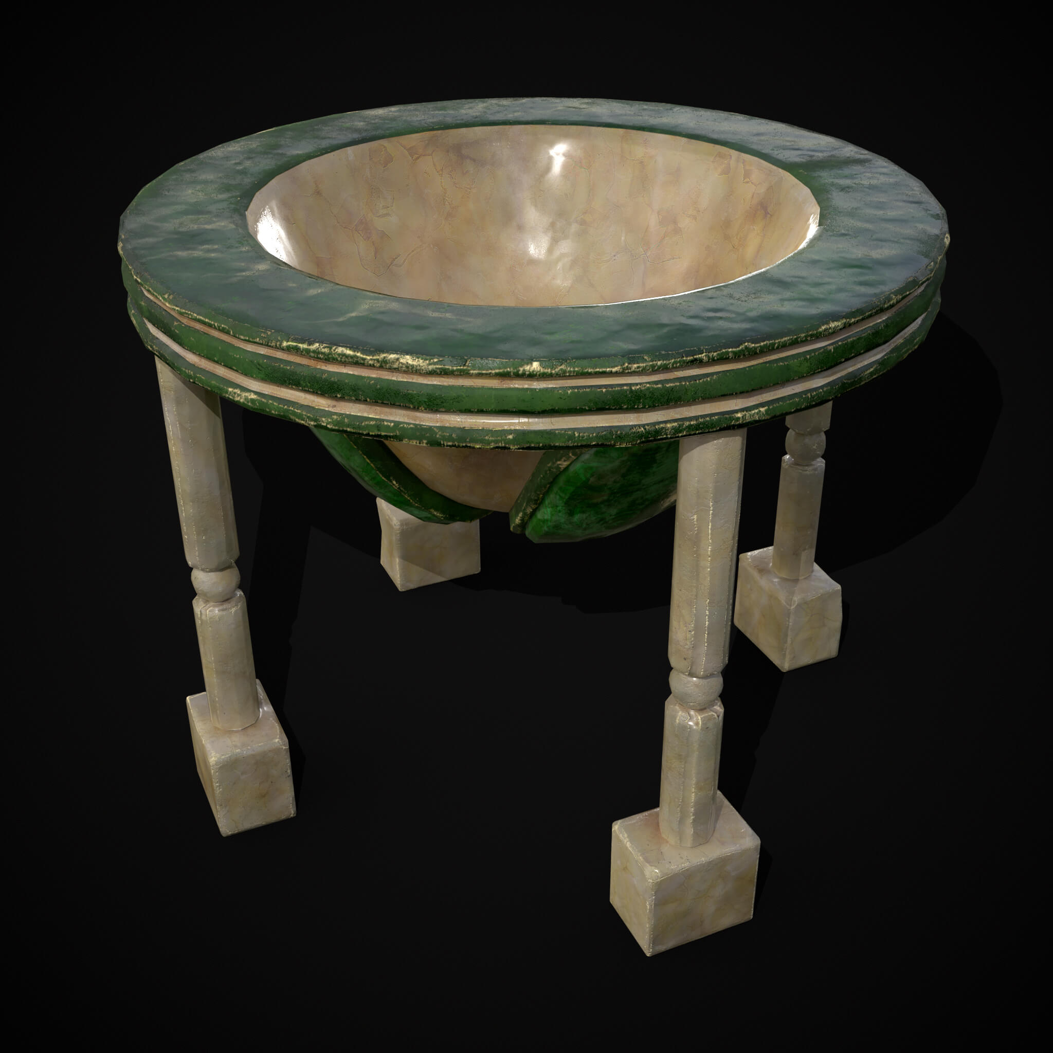 Marble Cauldron - 3D Model by Get Dead Entertainment