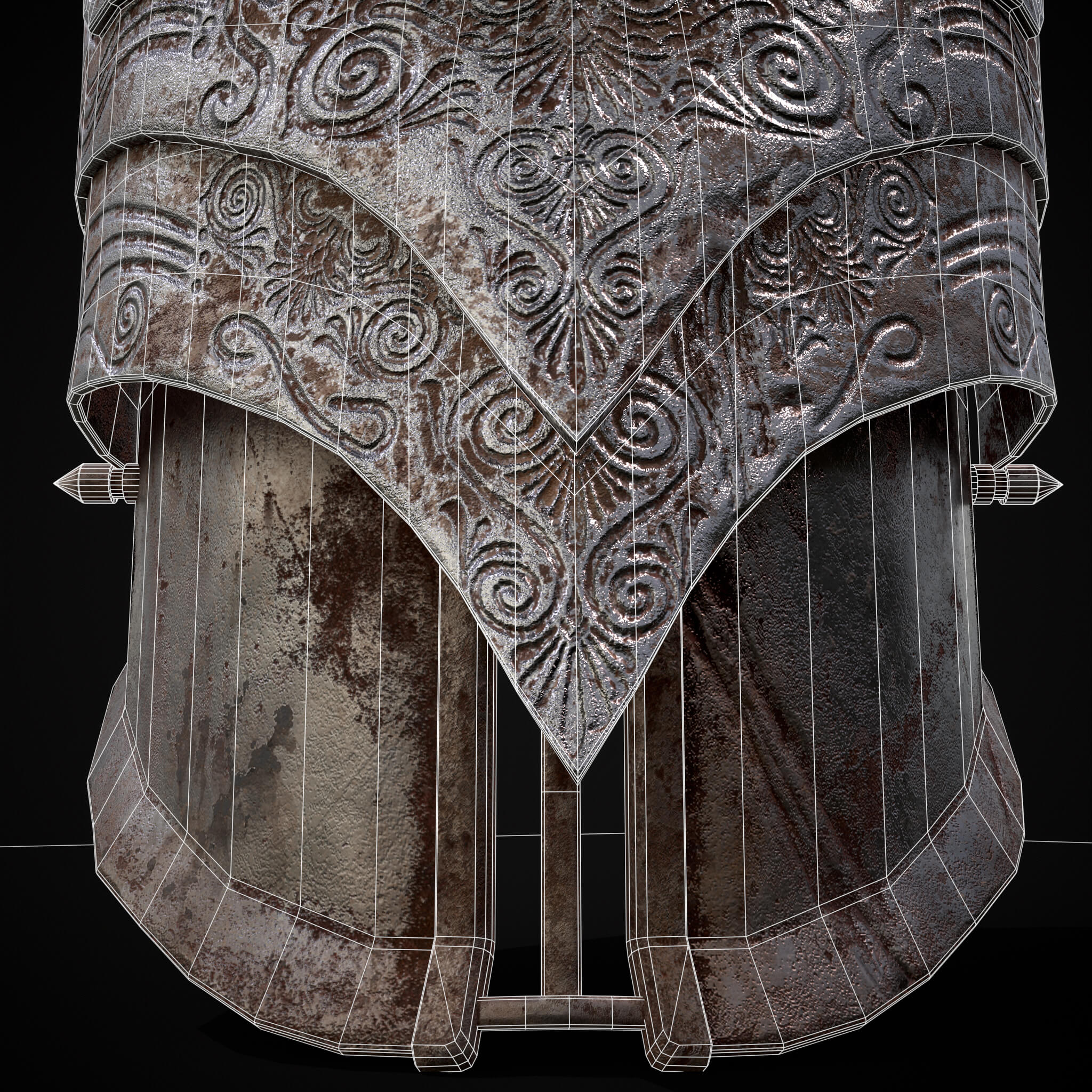 Marvelous Medieval Metal Helmet - 3D Model by Get Dead Entertainment