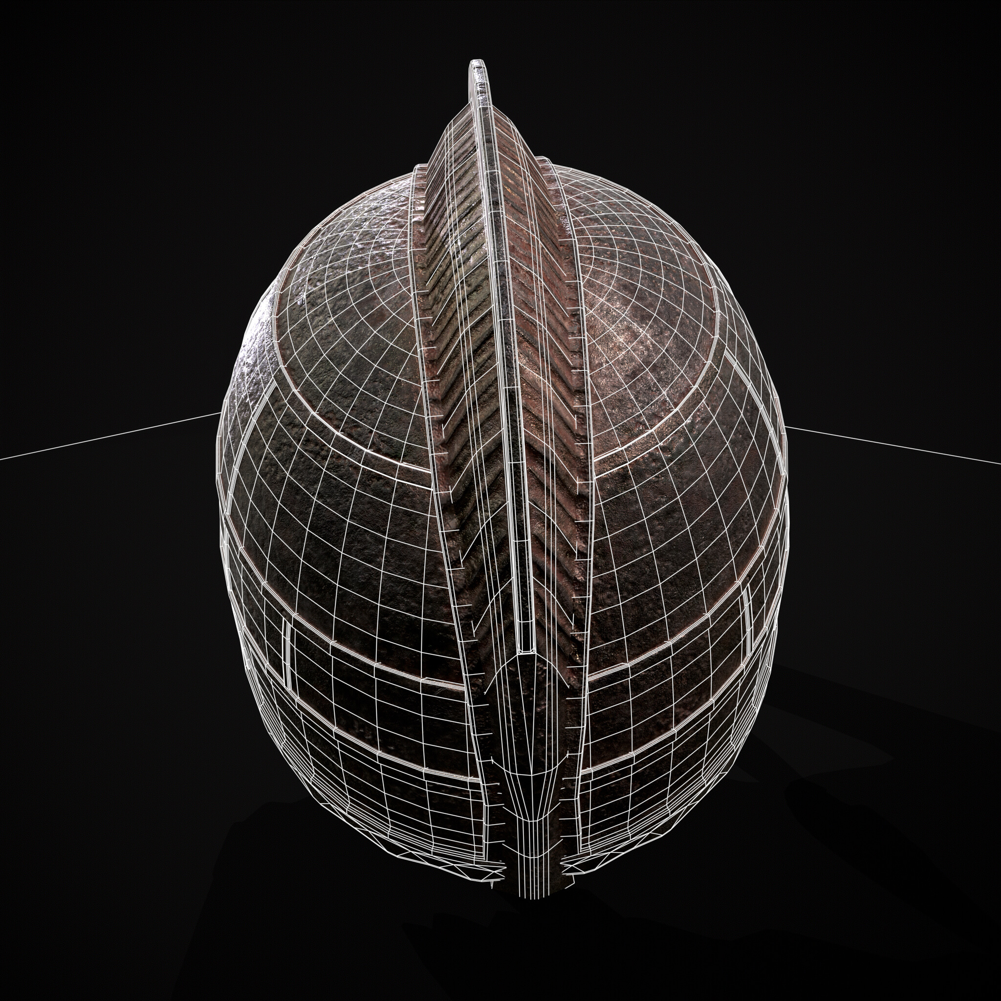 Marvelous Metal Viking Helmet - 3D Model by Get Dead Entertainment
