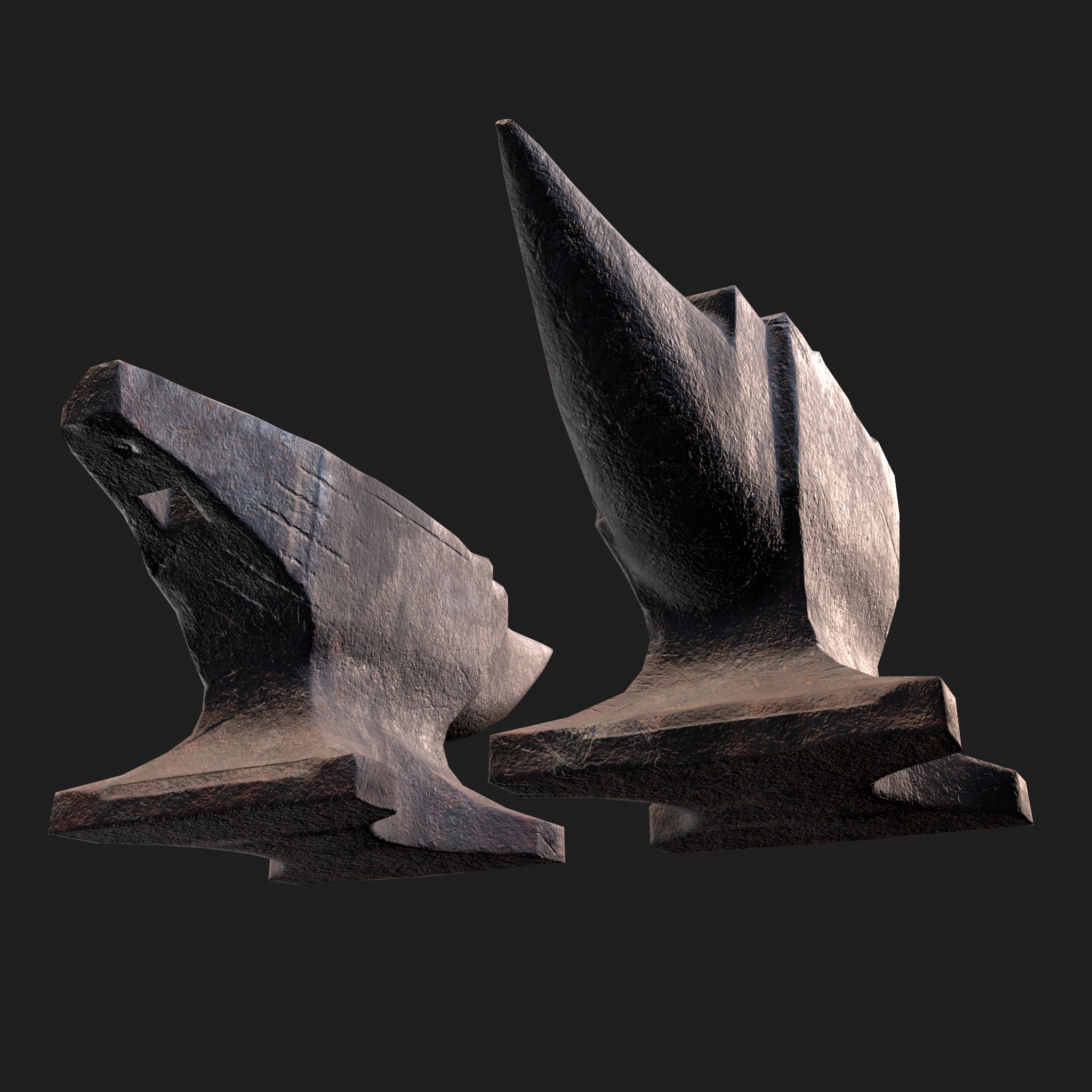 Medieval Anvil Set - 3D Model by Get Dead Entertainment