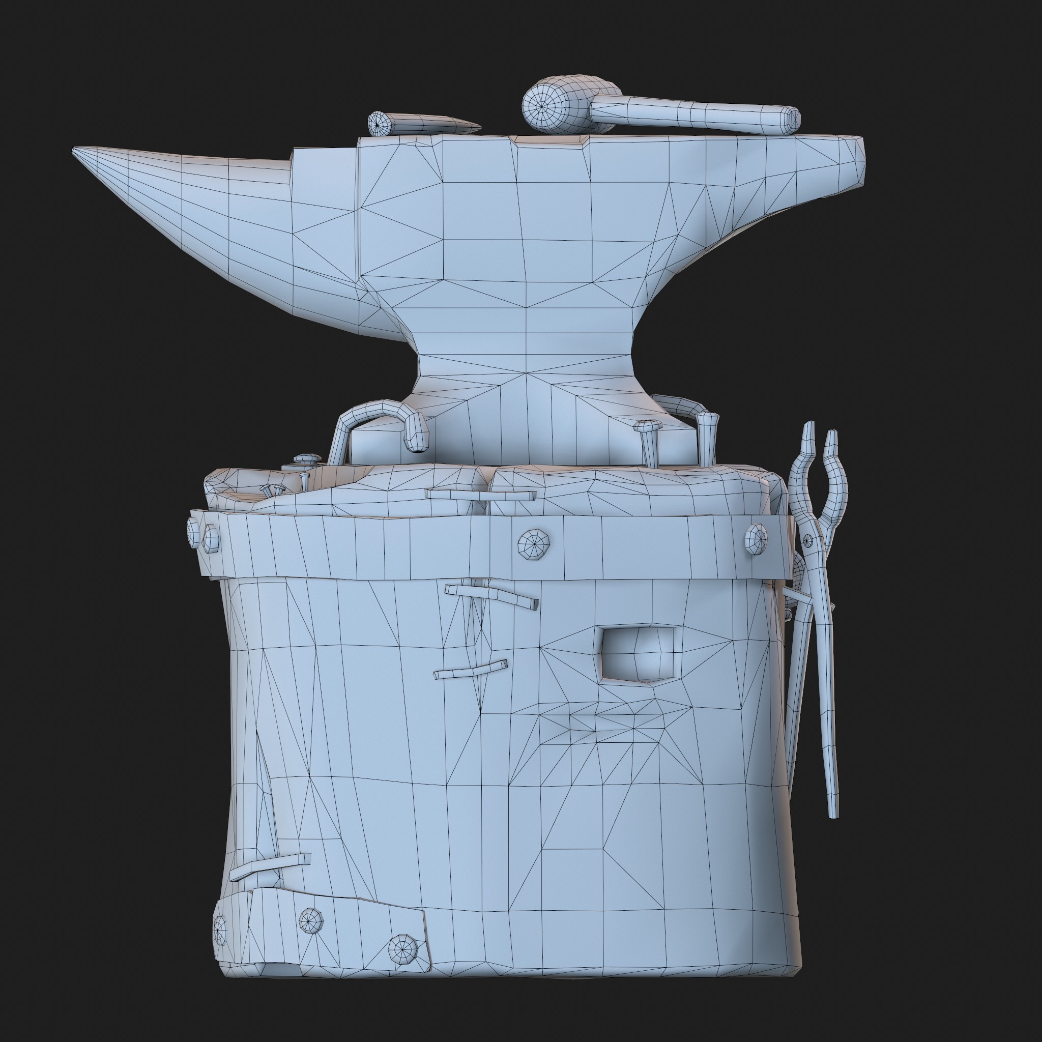 Medieval Anvil Set - 3D Model by Get Dead Entertainment