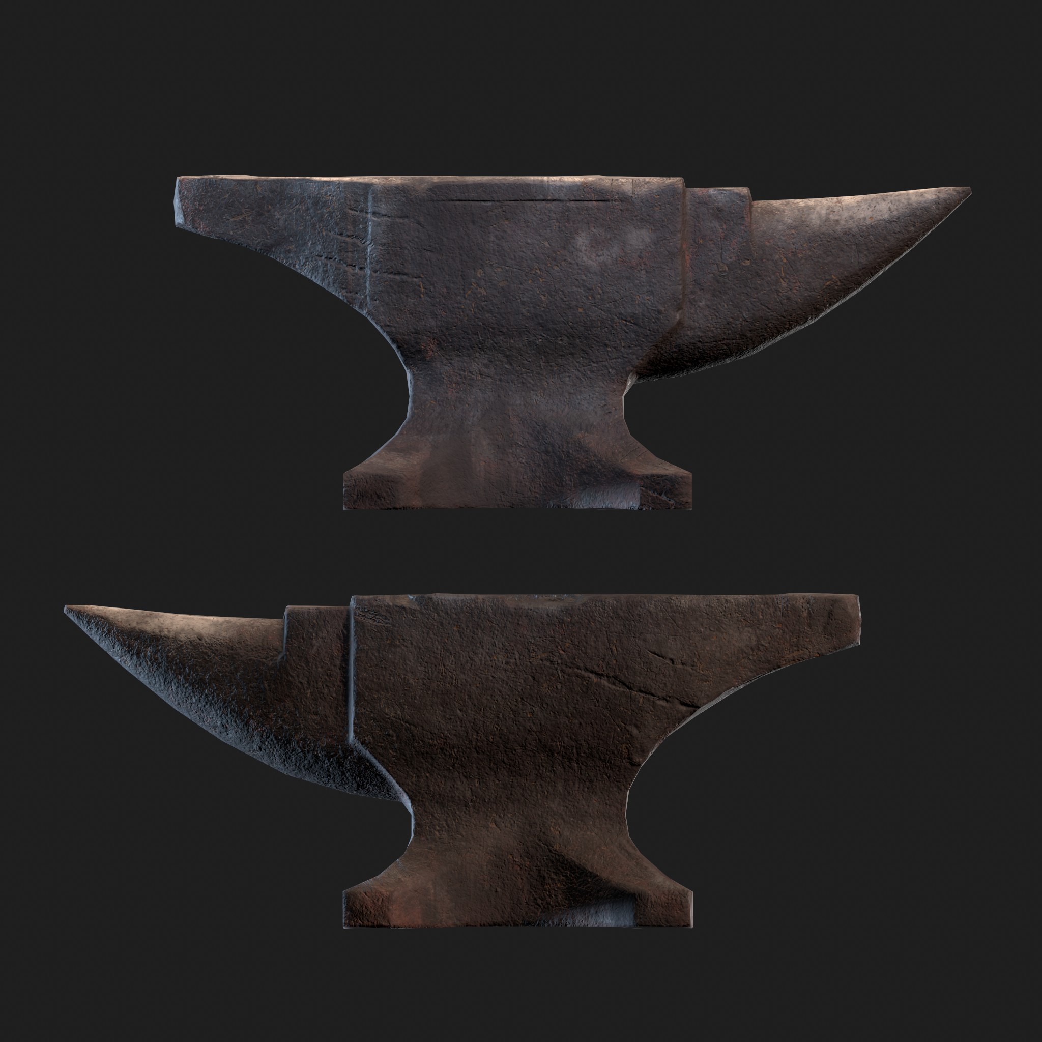 Medieval Anvil Set - 3D Model by Get Dead Entertainment