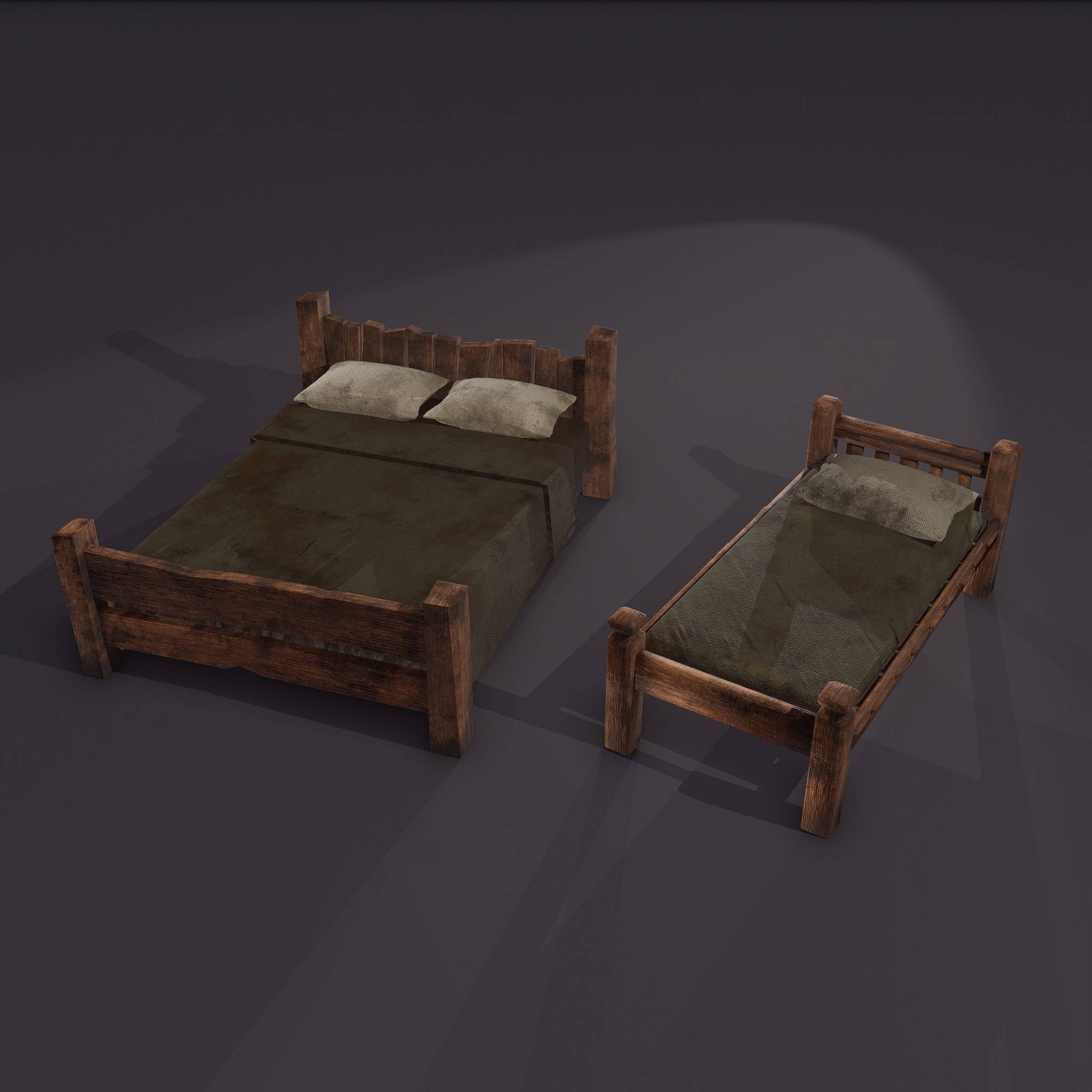 Medieval Bed Set - 3D Model by Get Dead Entertainment