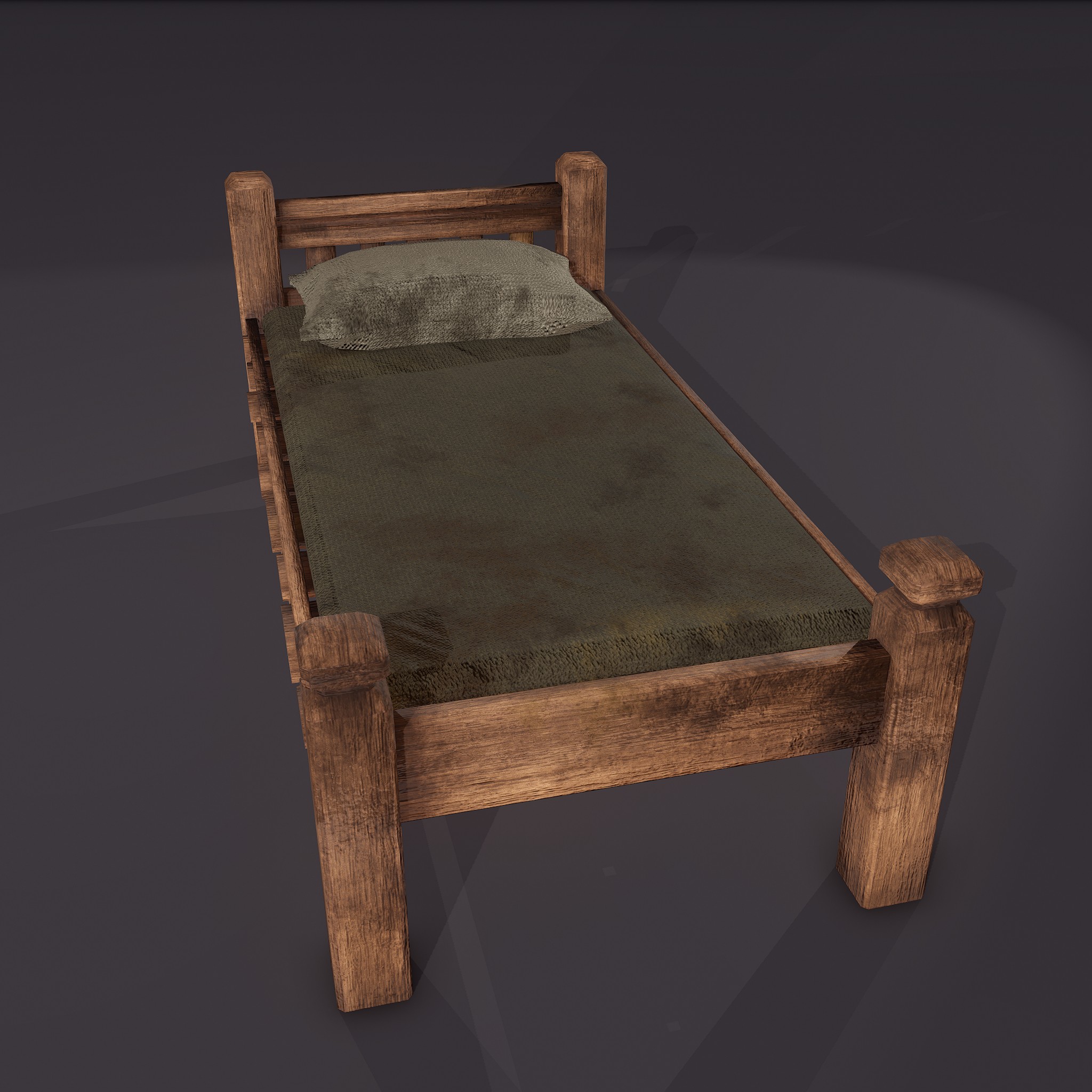 Medieval Bed Set - 3D Model by Get Dead Entertainment